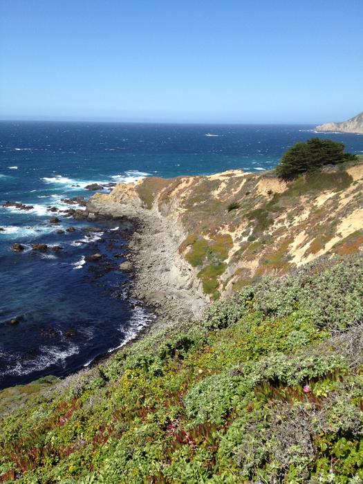 Coast Pacific Ocean Cliff free image download