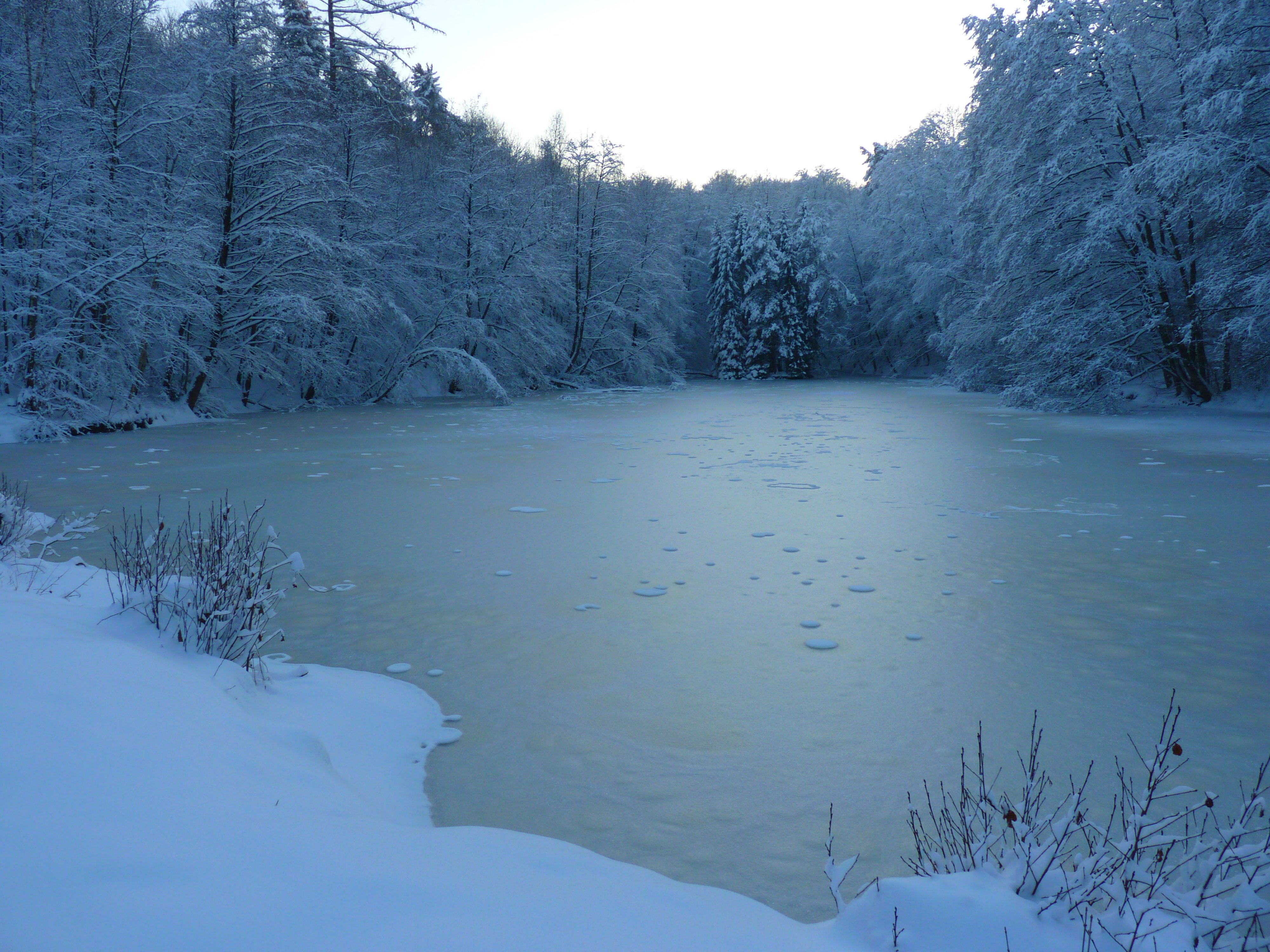 Winter Lake Ice snow free image download