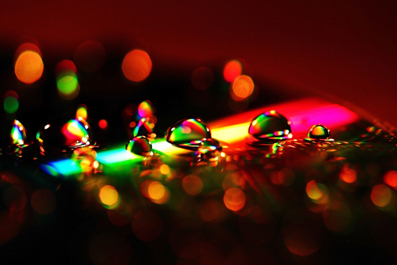 Drop Rainbow water free image download