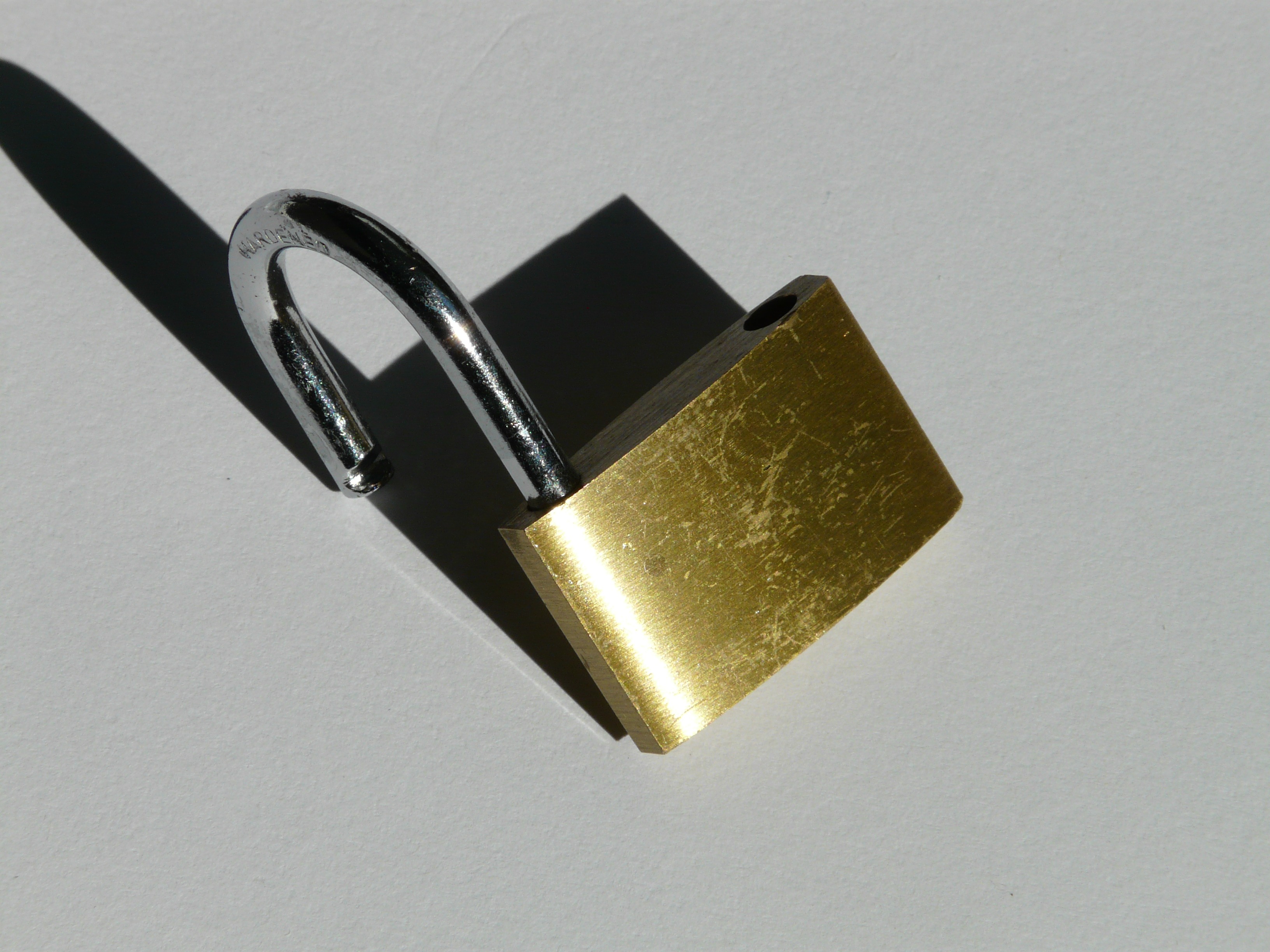Castle Padlock on a light surface free image download