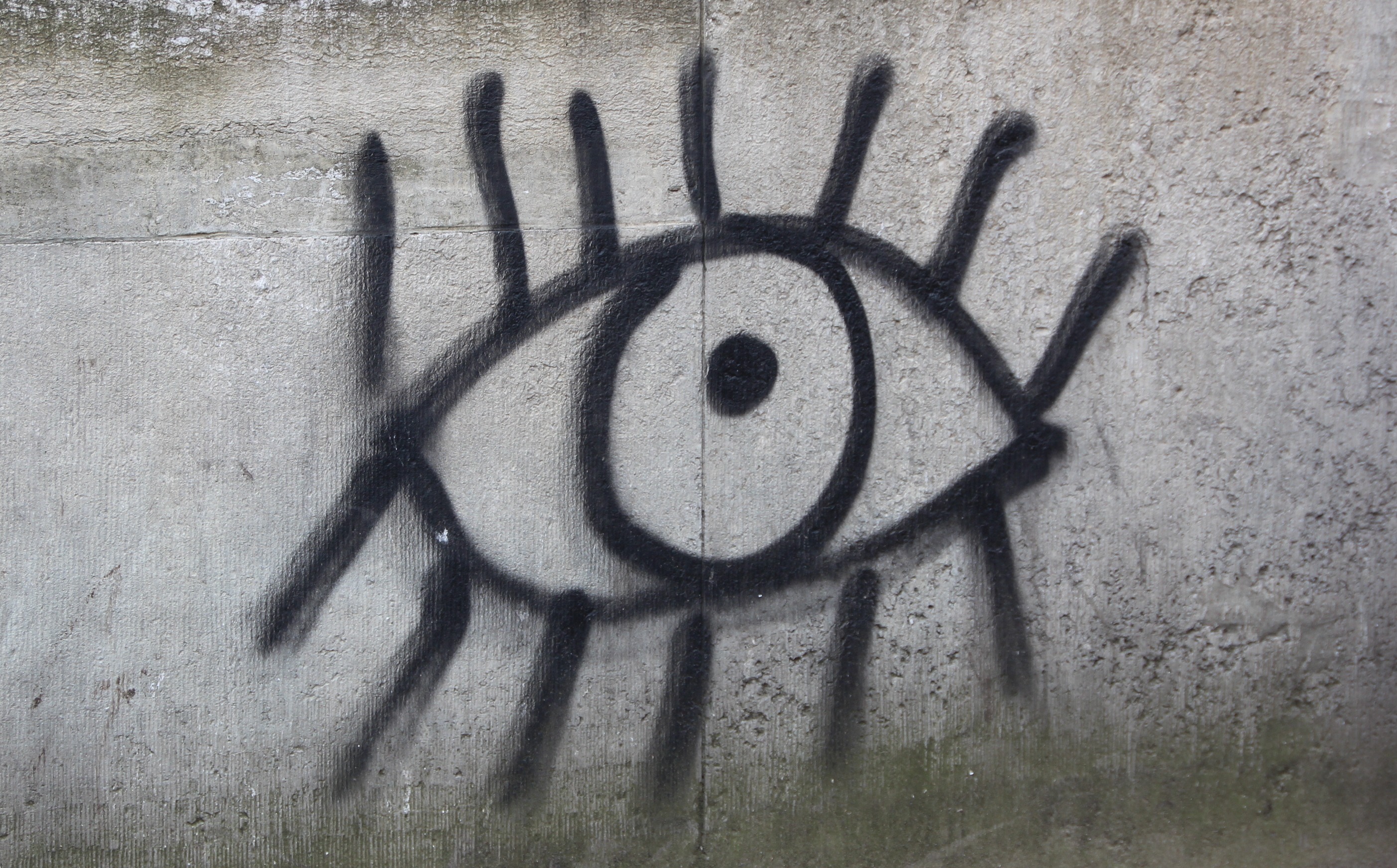 Eye Wall Graffiti free image download