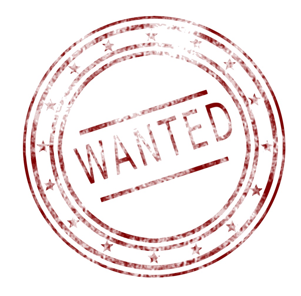 Weathered stamp, wanted, round seal free image download