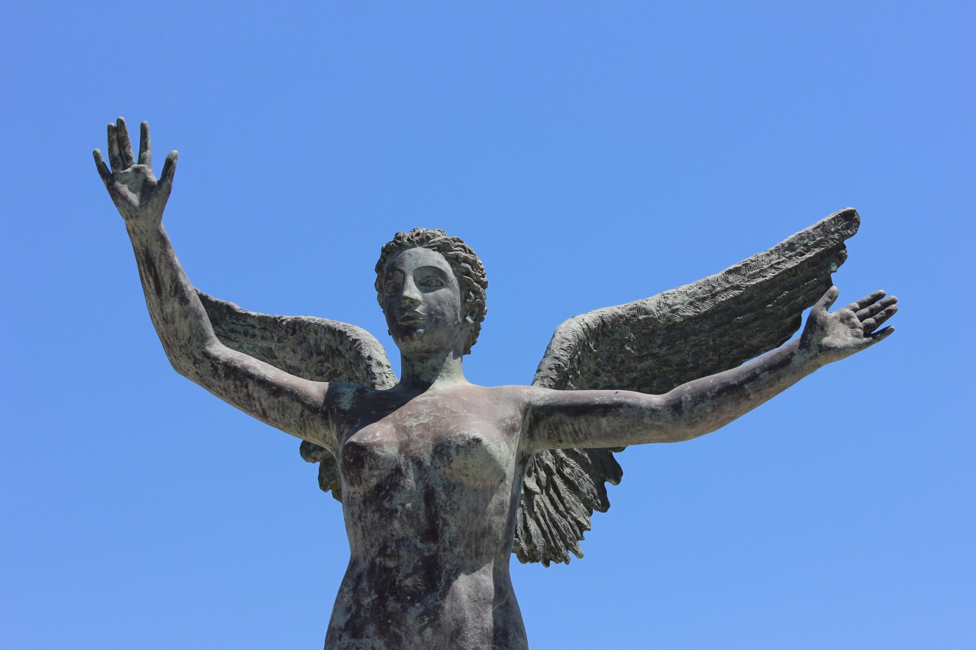 Greek angel statue free image download