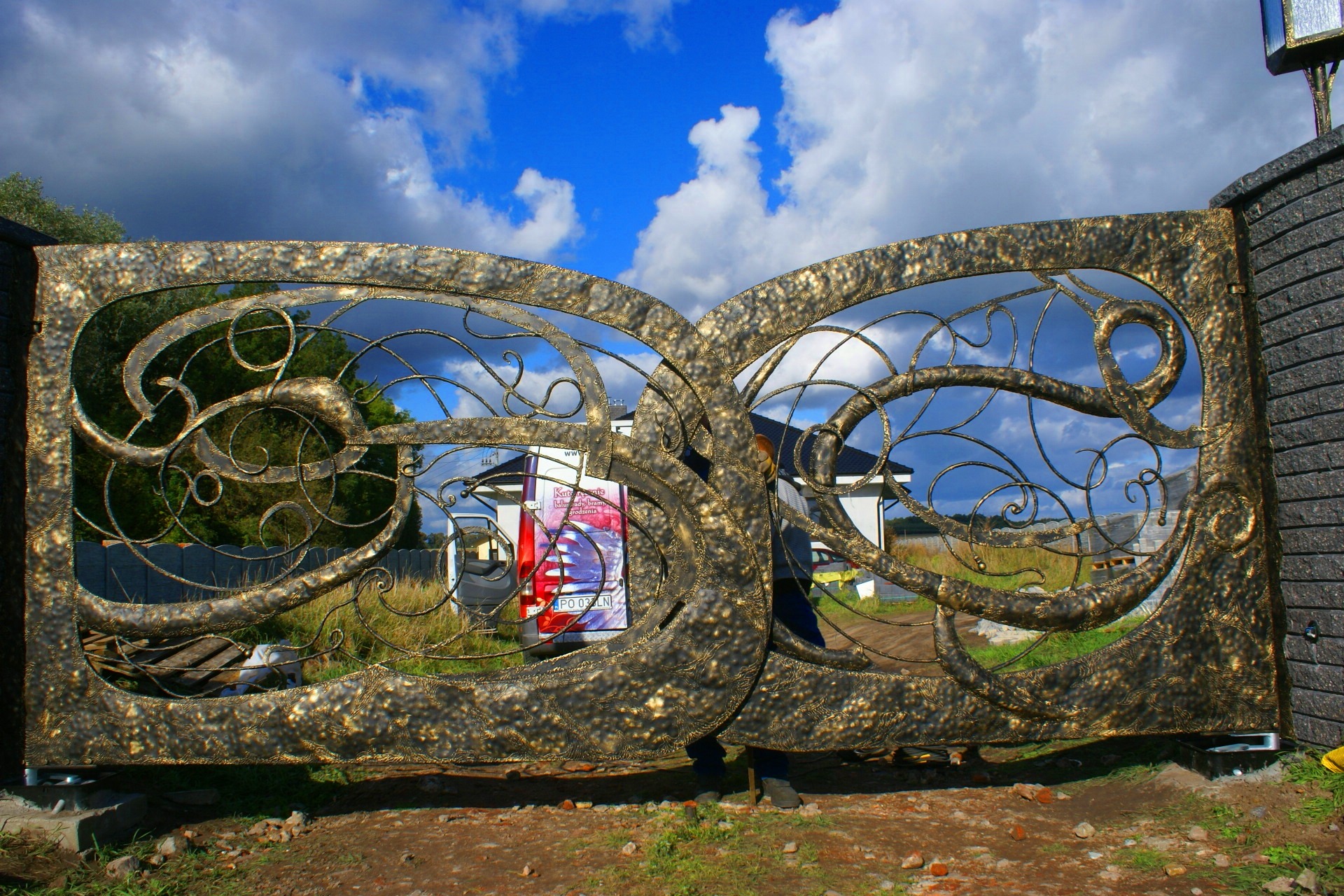 Gate Of Kuta Metalwork in garden free image download