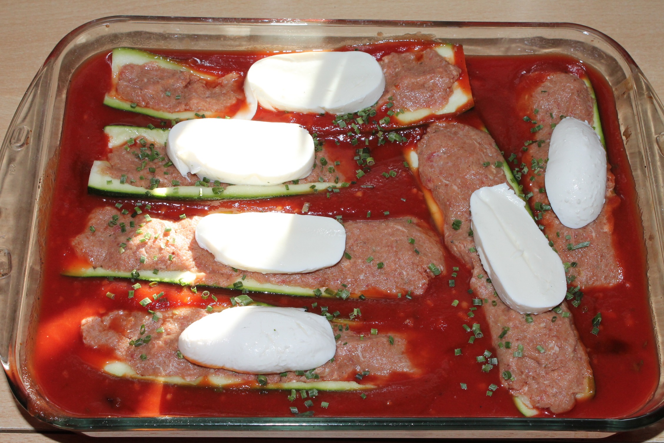 Stuffed Zucchini Rice Tomato Sauce free image download