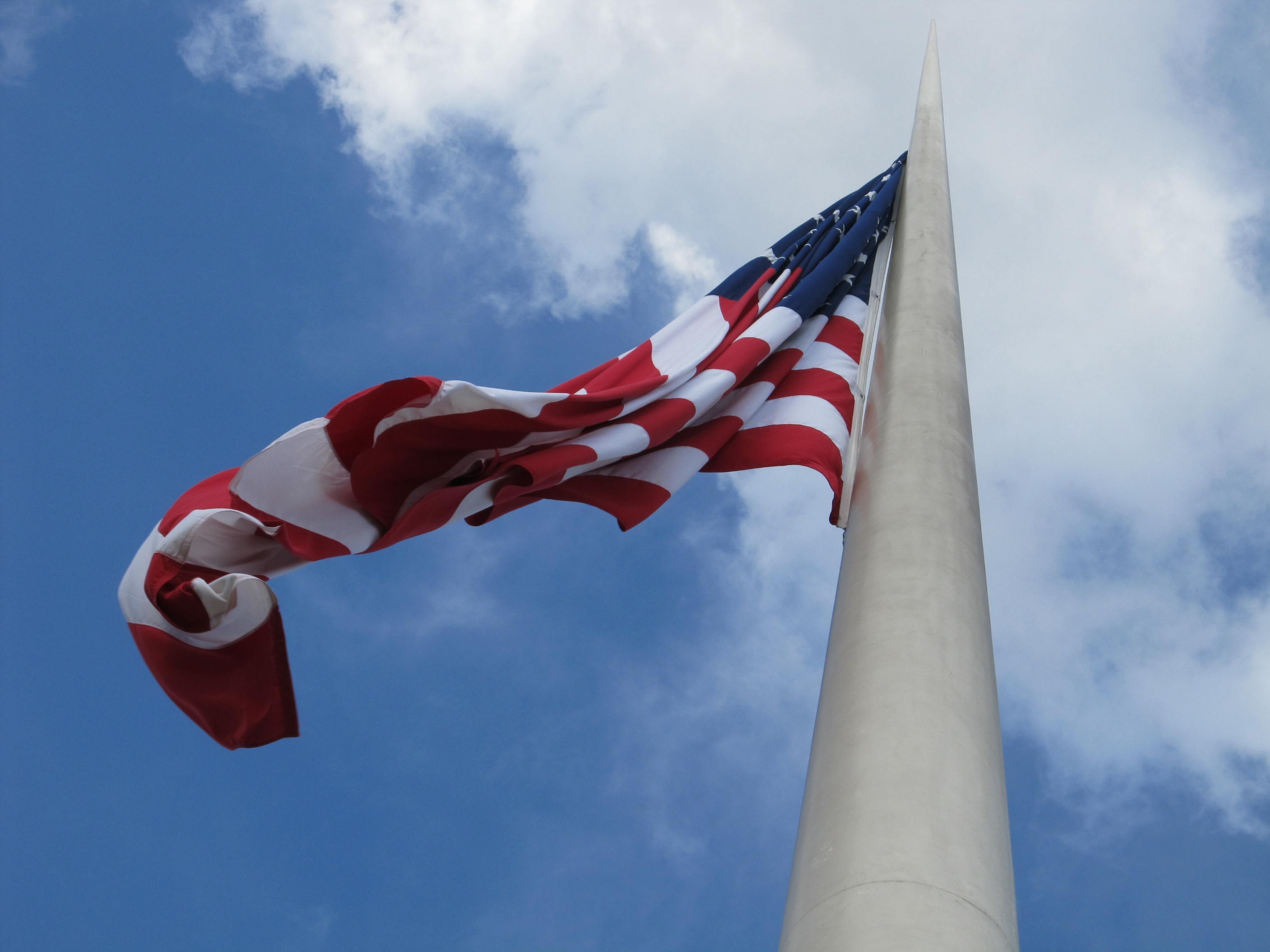 American Flag Flapping Fluttering free image download