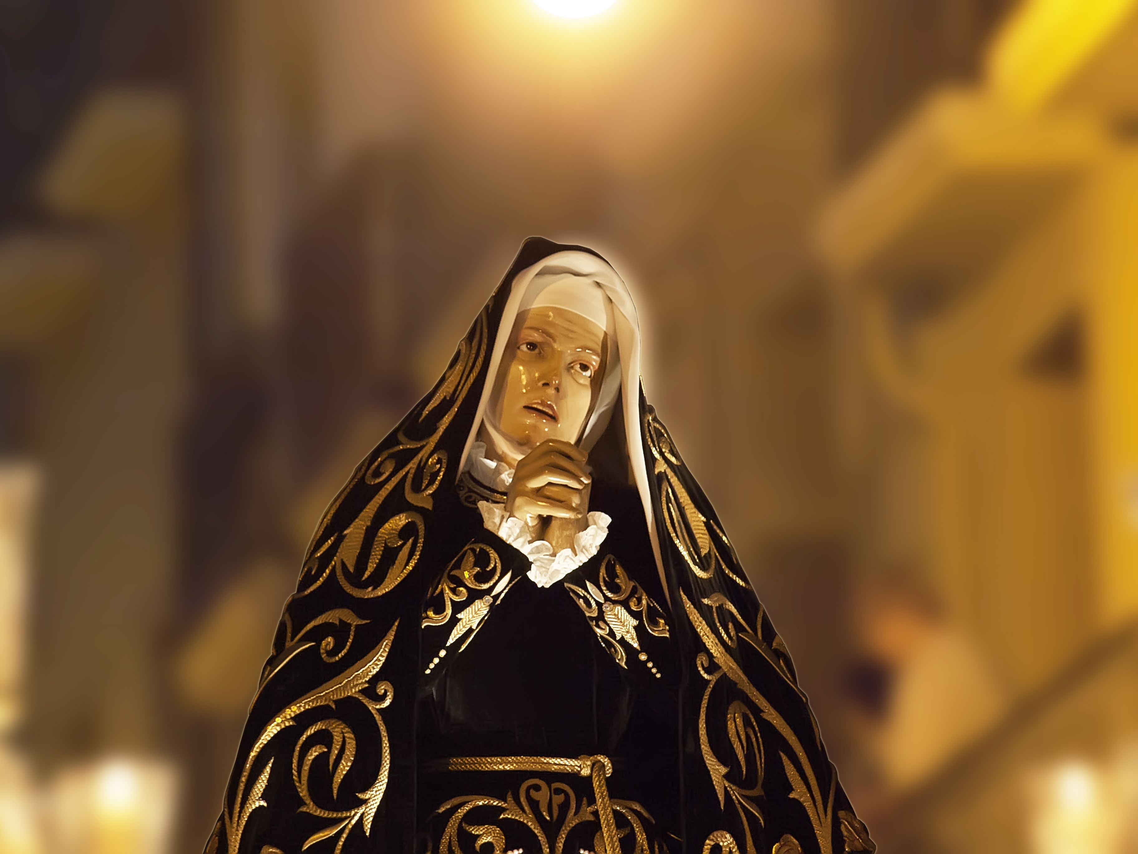 Blessed Virgin Mary Procession free image download