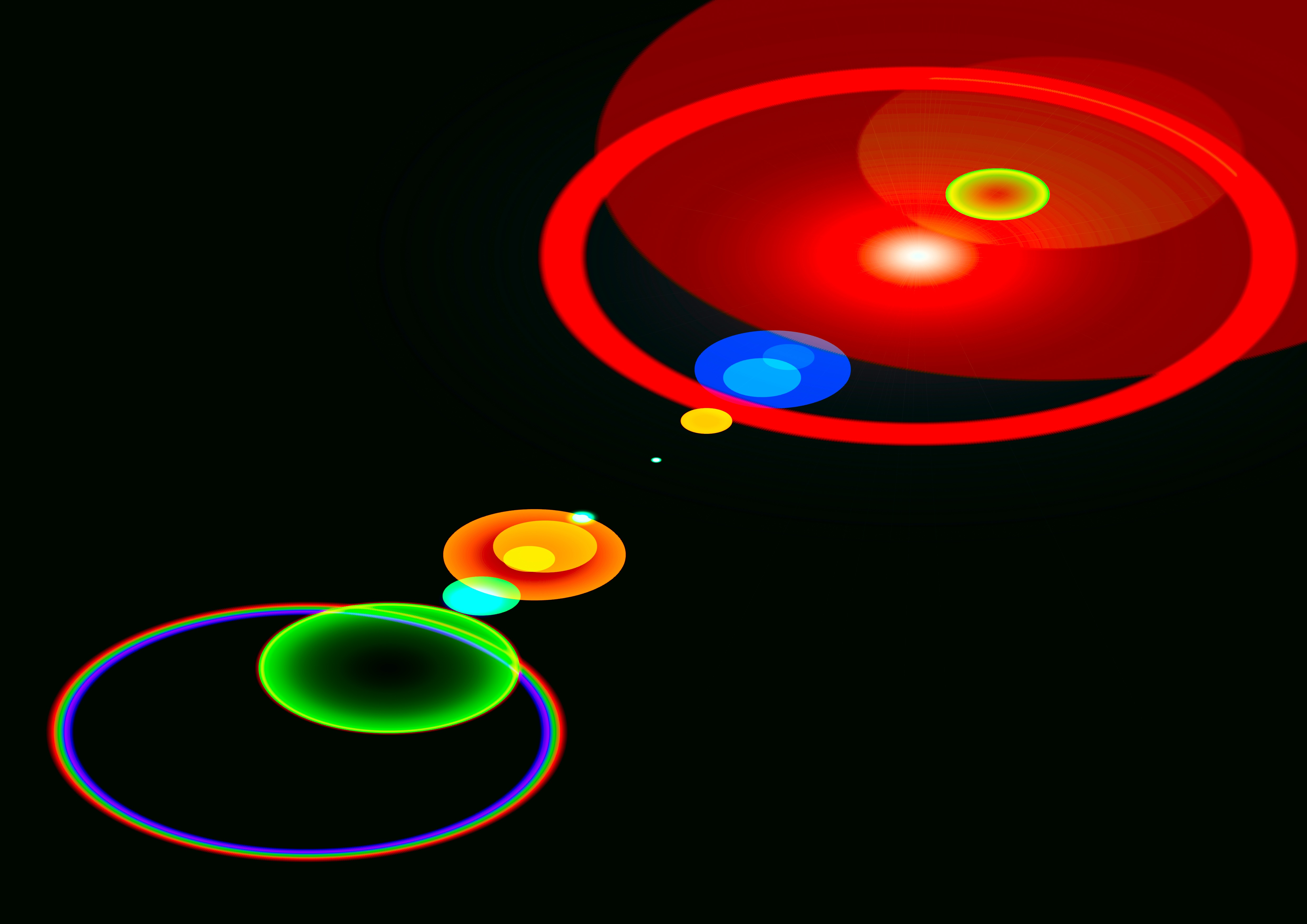 Circle points colorful free image download