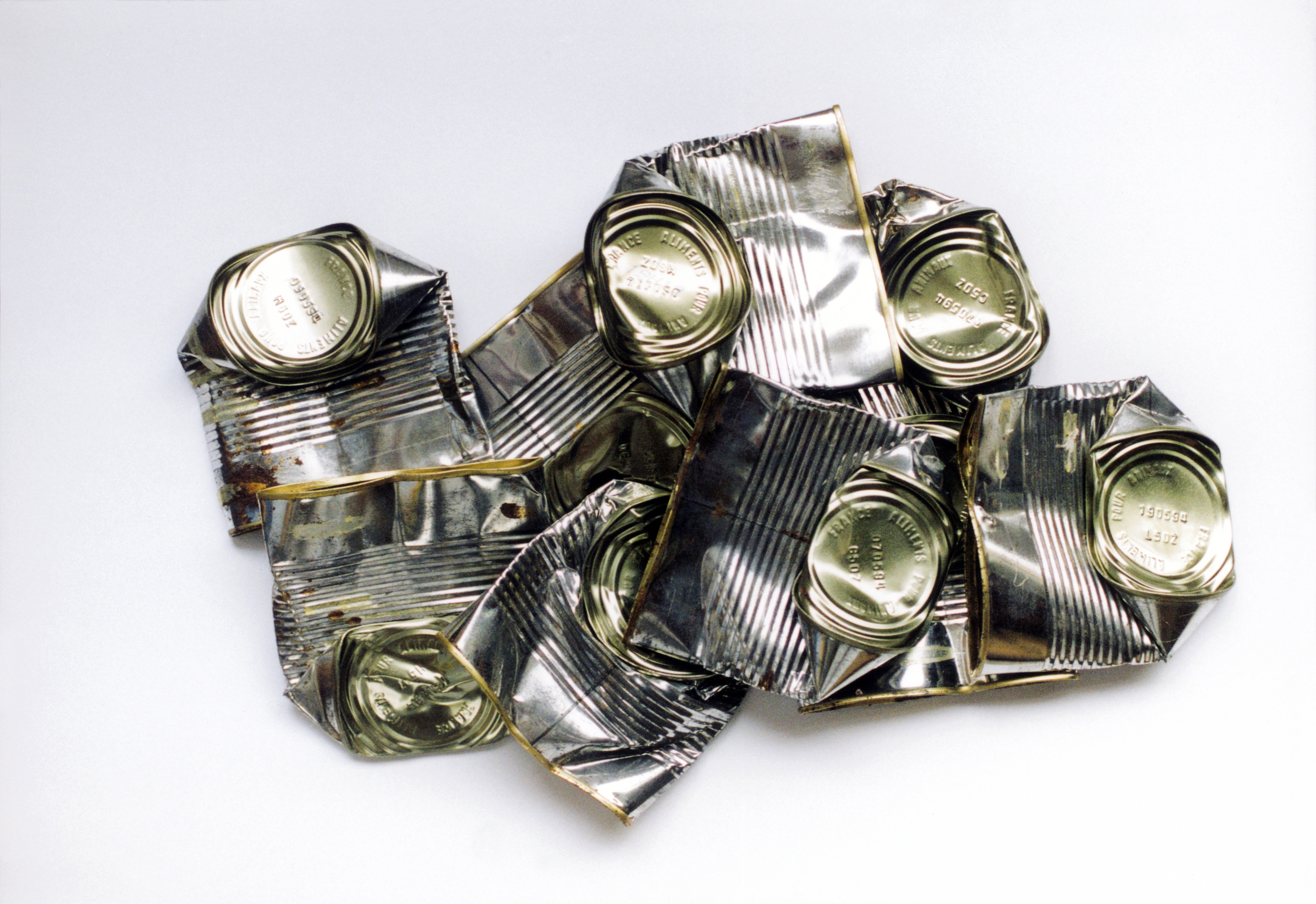 Tin Can Cans Dented Metal free image download