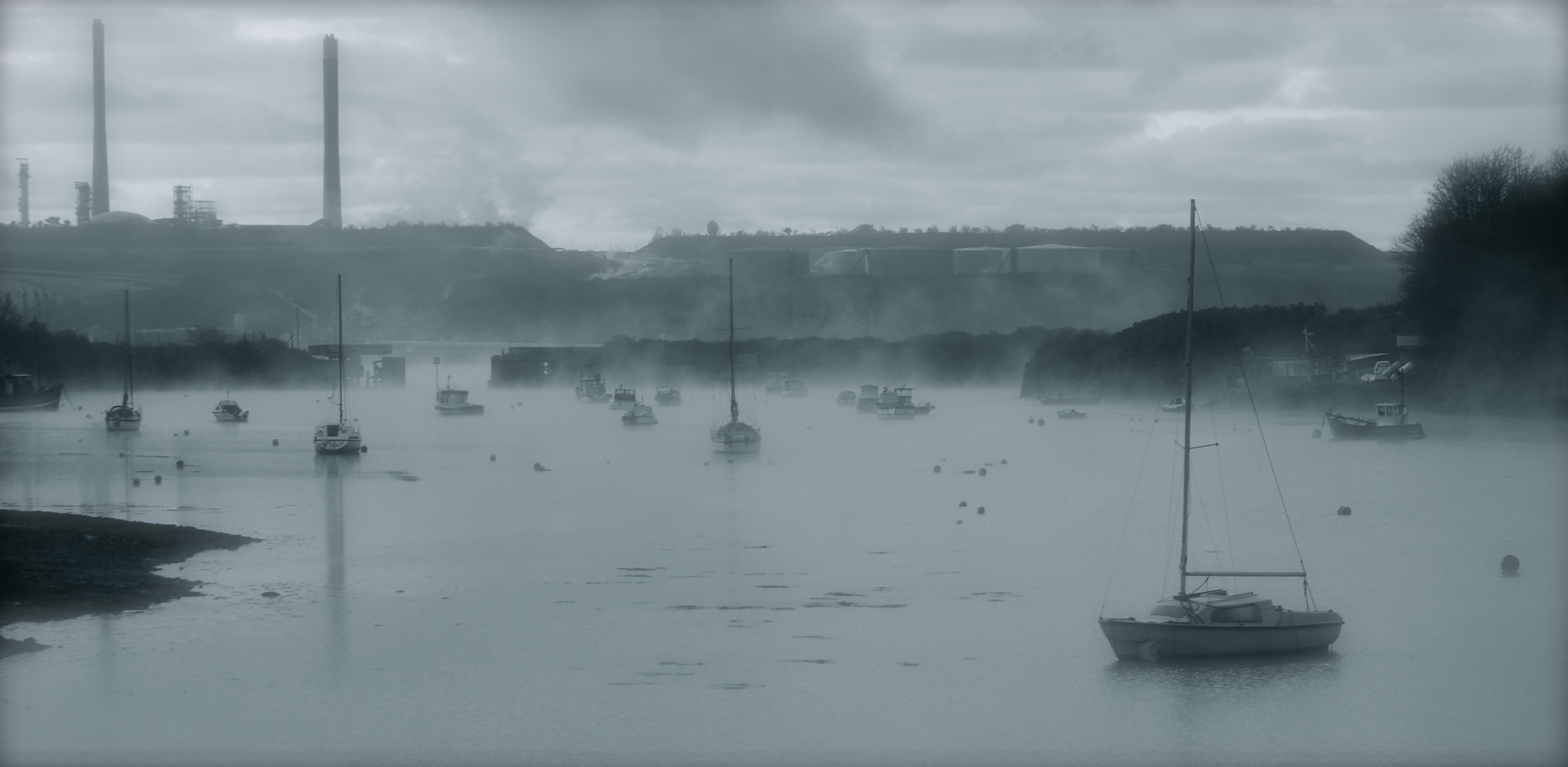 Mist Boats Water free image download