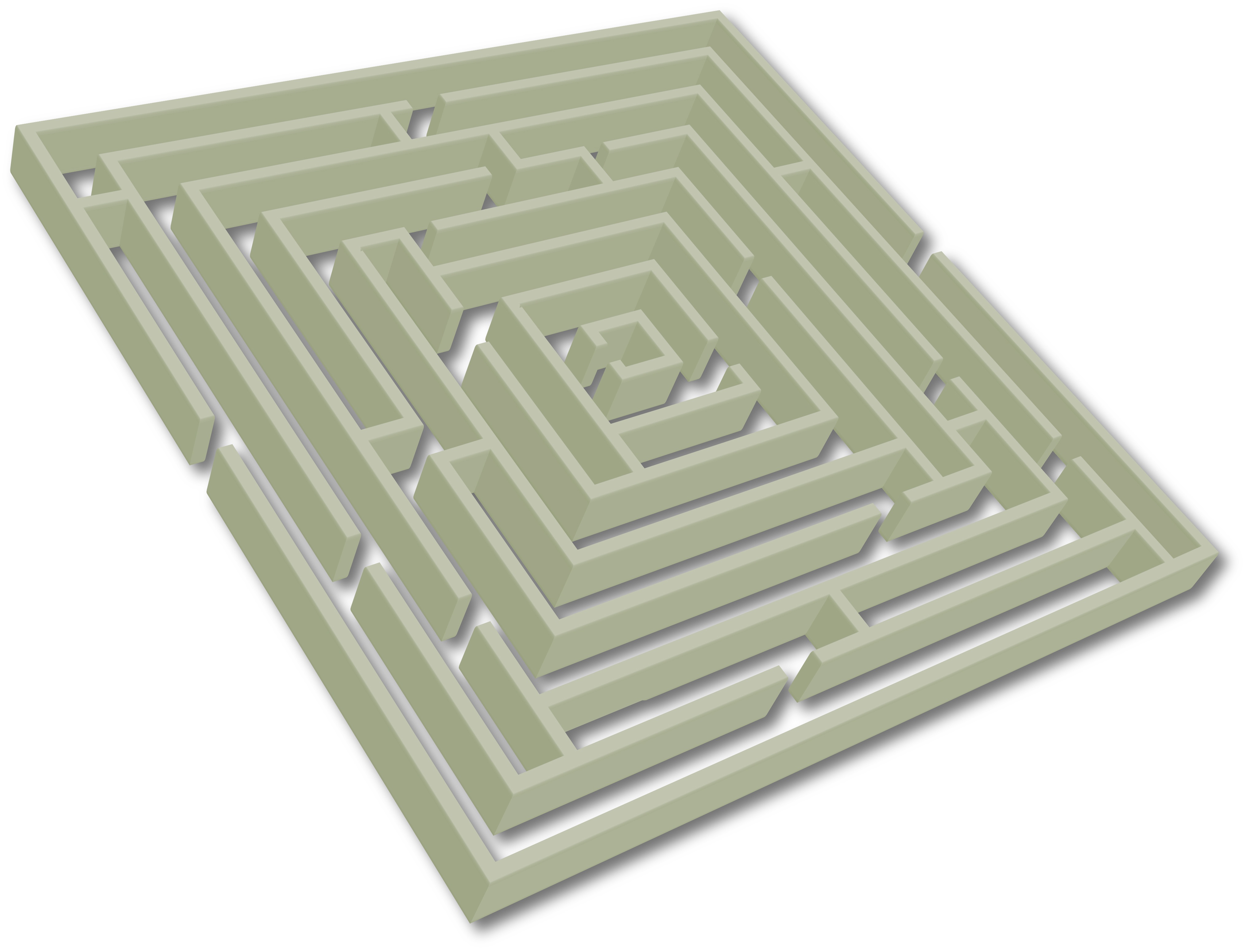 Maze, labyrinth, path from entrance to goal free image download