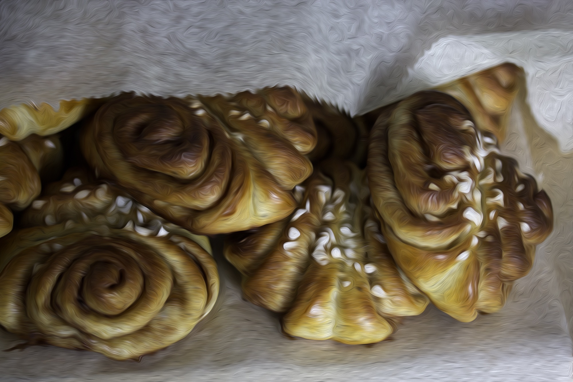 Shell-shaped buns free image download