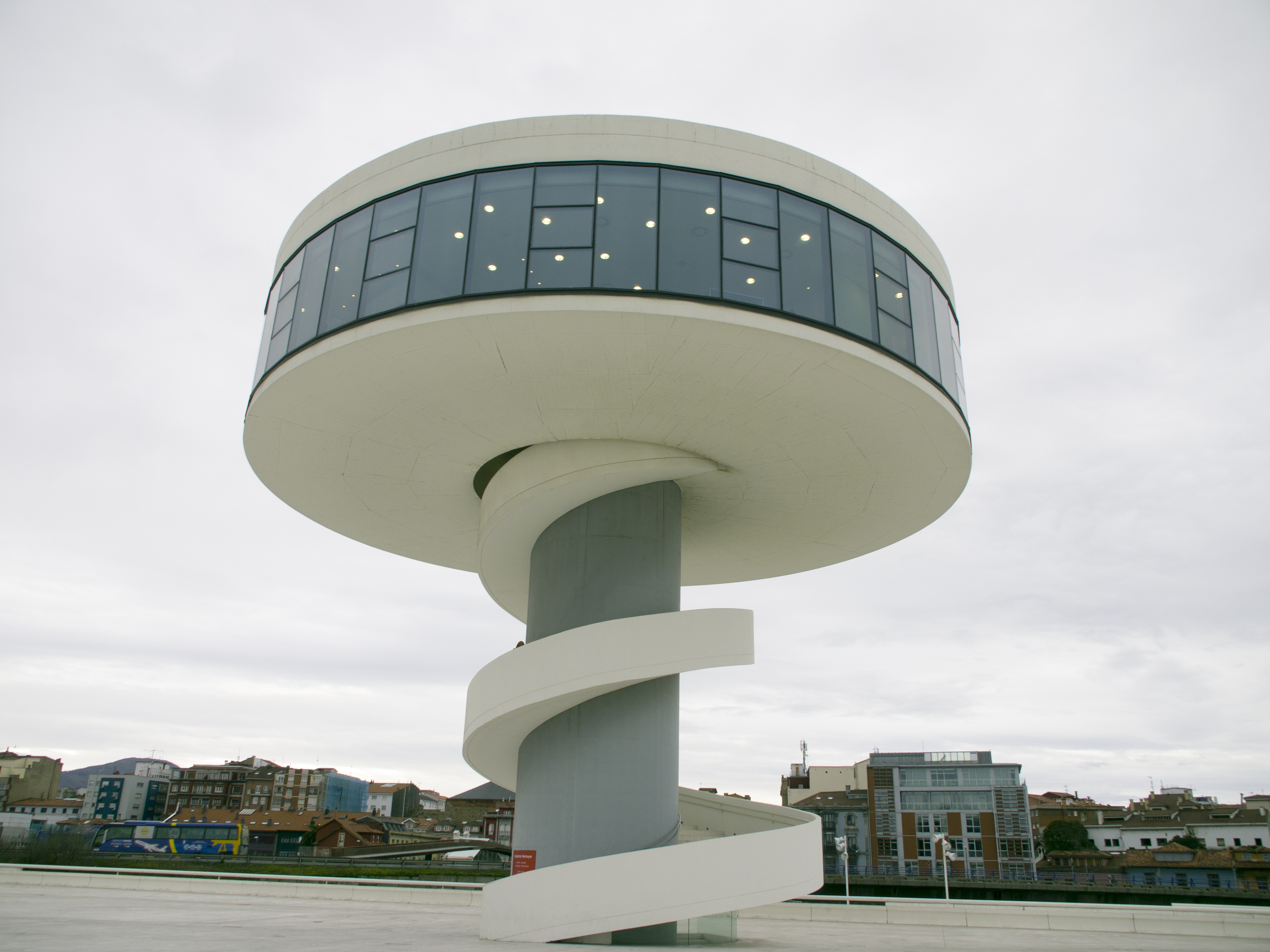 White rounded building free image download