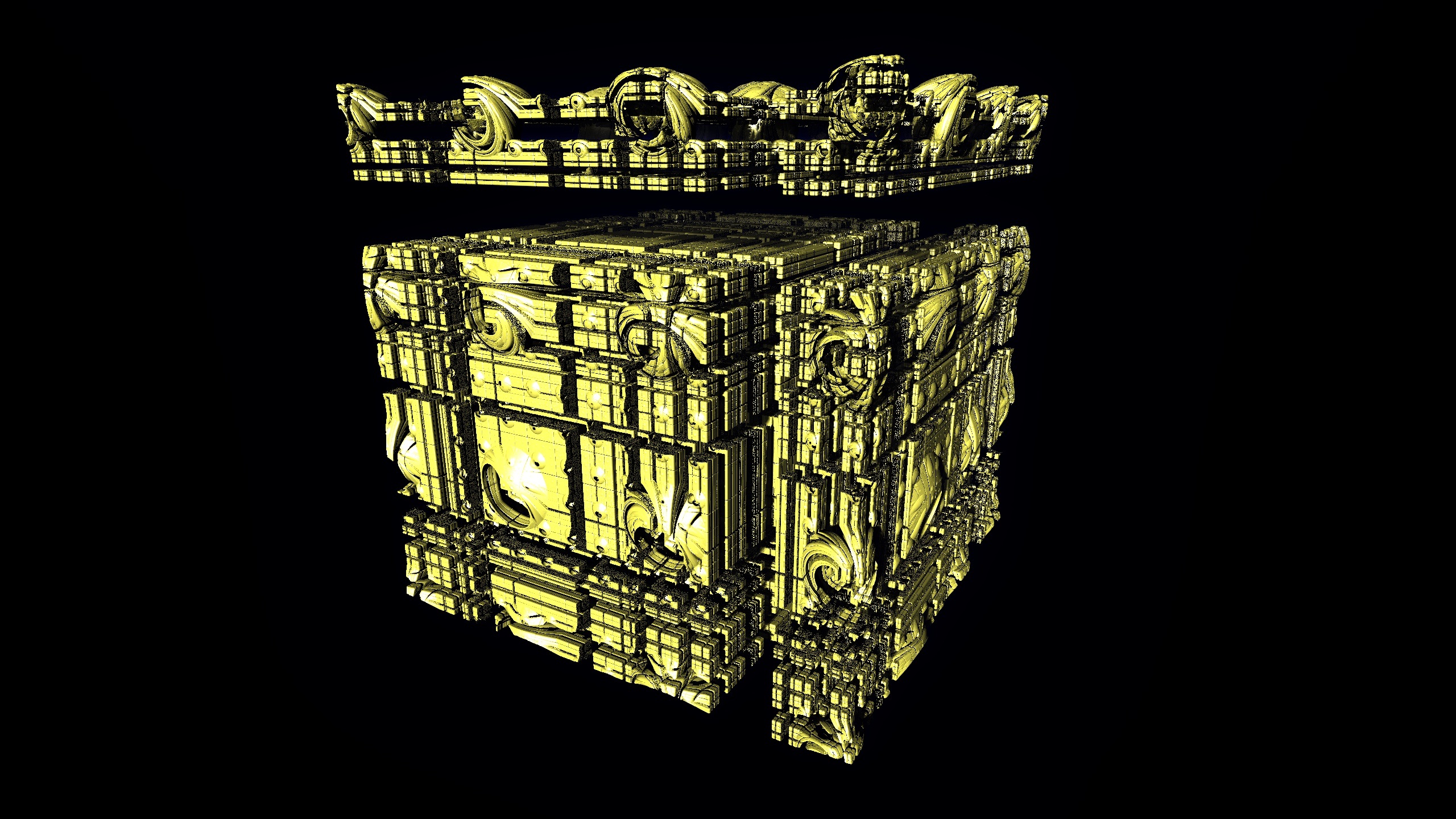 Wonder cube fractal sponge free image download