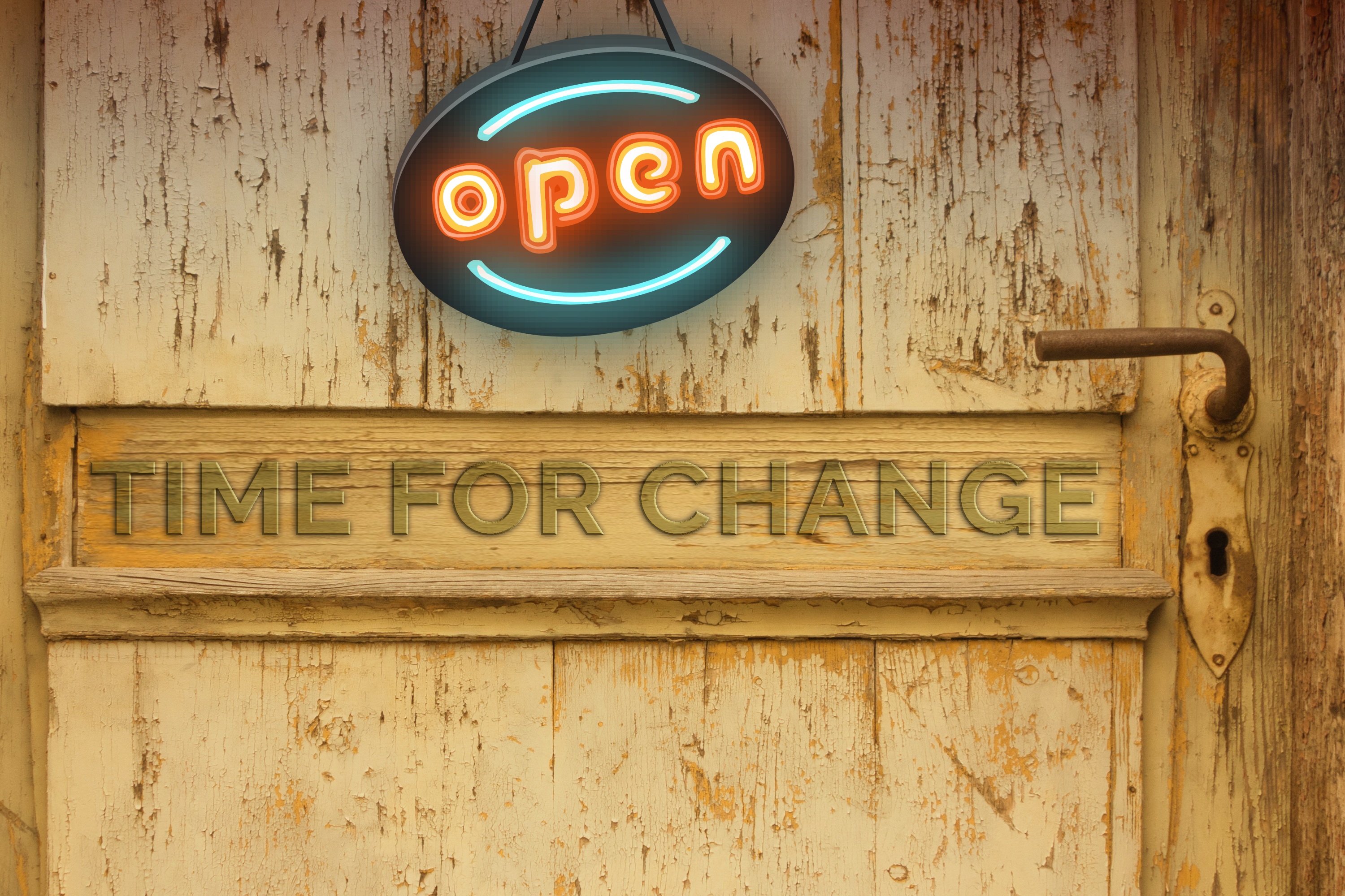 Door change new beginning board free image download