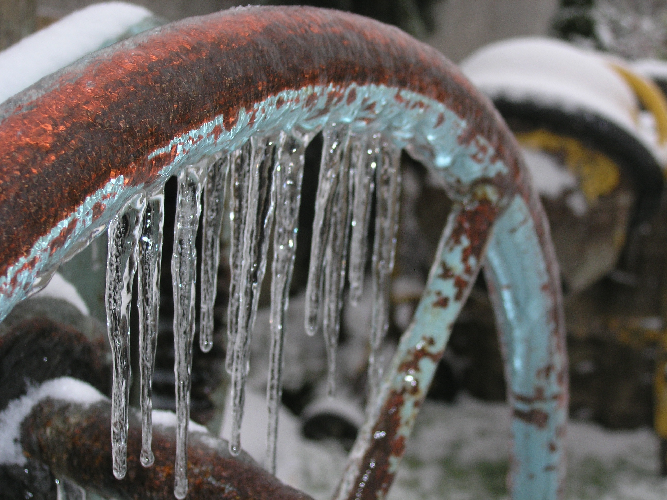 Icicles Iron Frost free image download