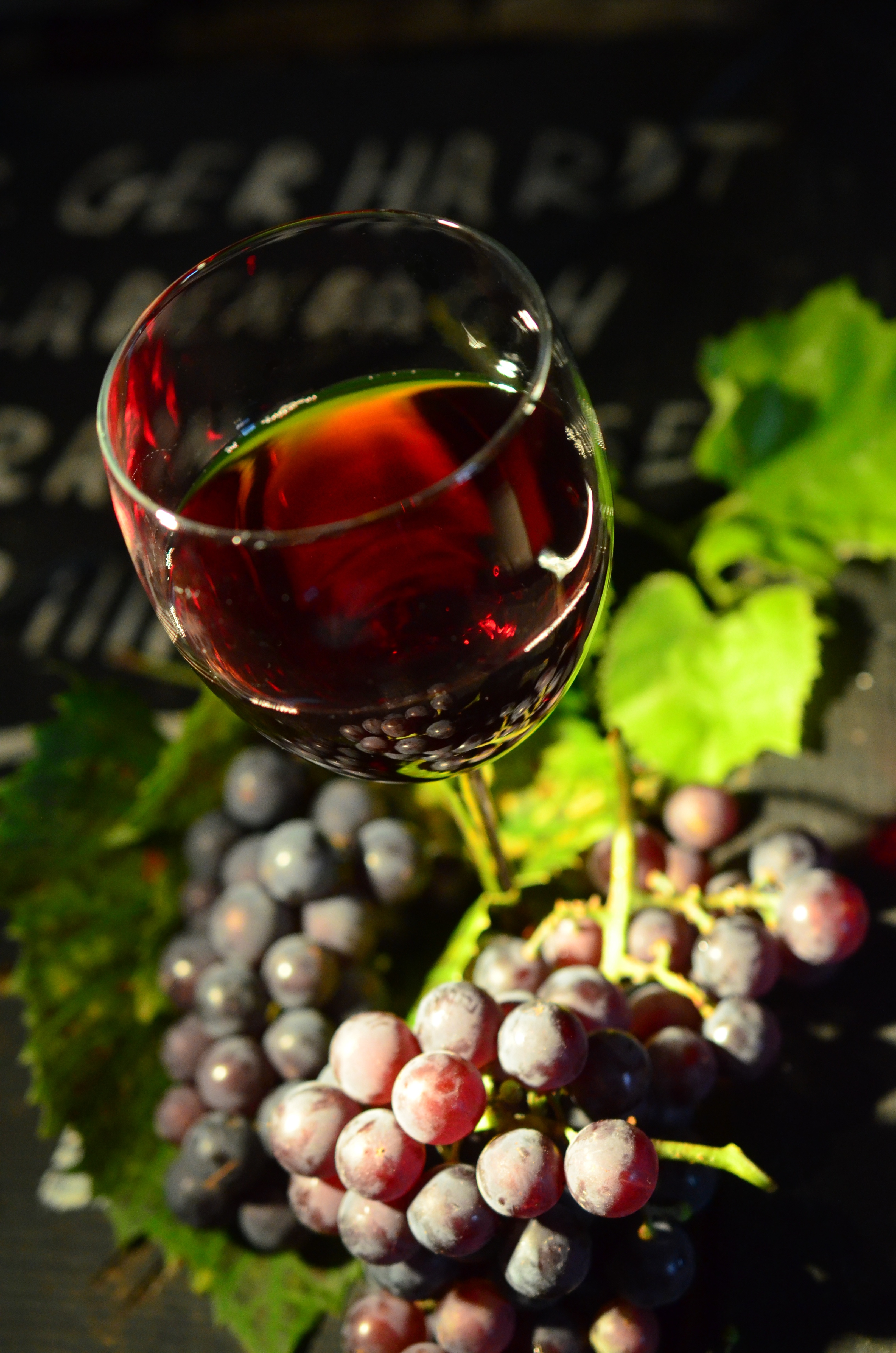 Wine Glass Grapes Red free image download