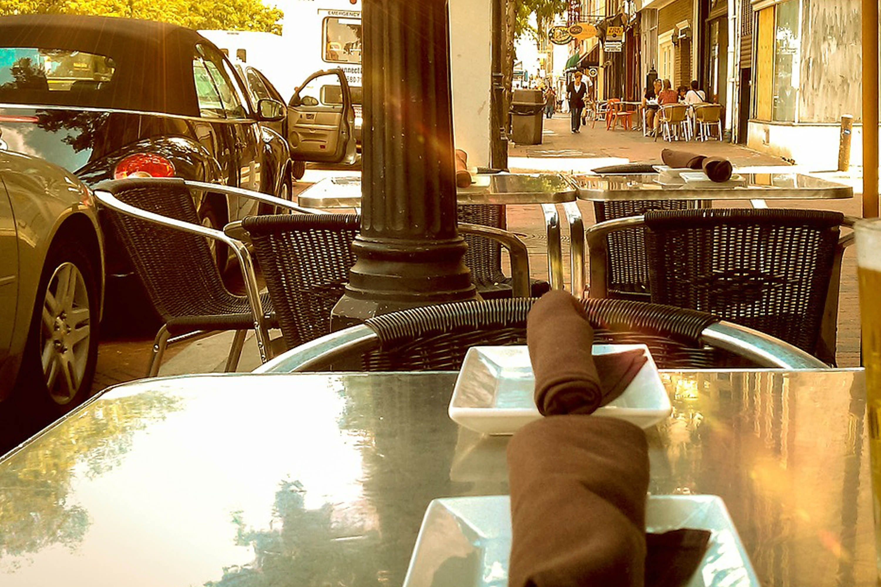 Open view of restaurant free image download