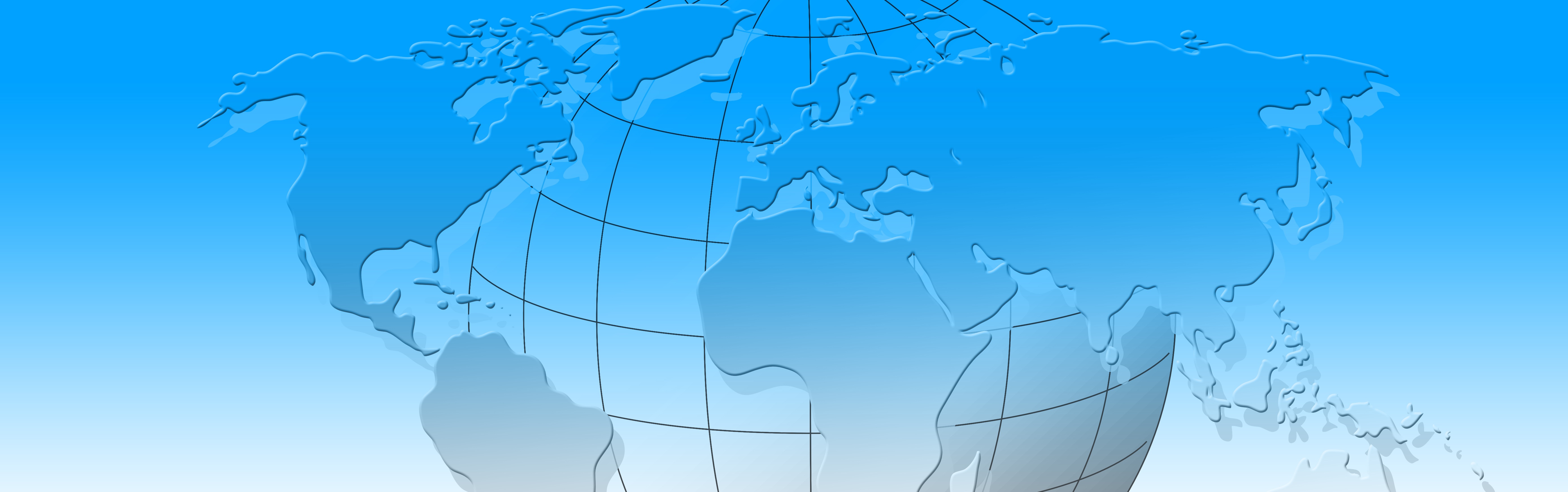 Banner header continents globe free image download