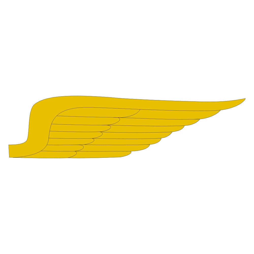Wing heraldry symbol design emblem free image download