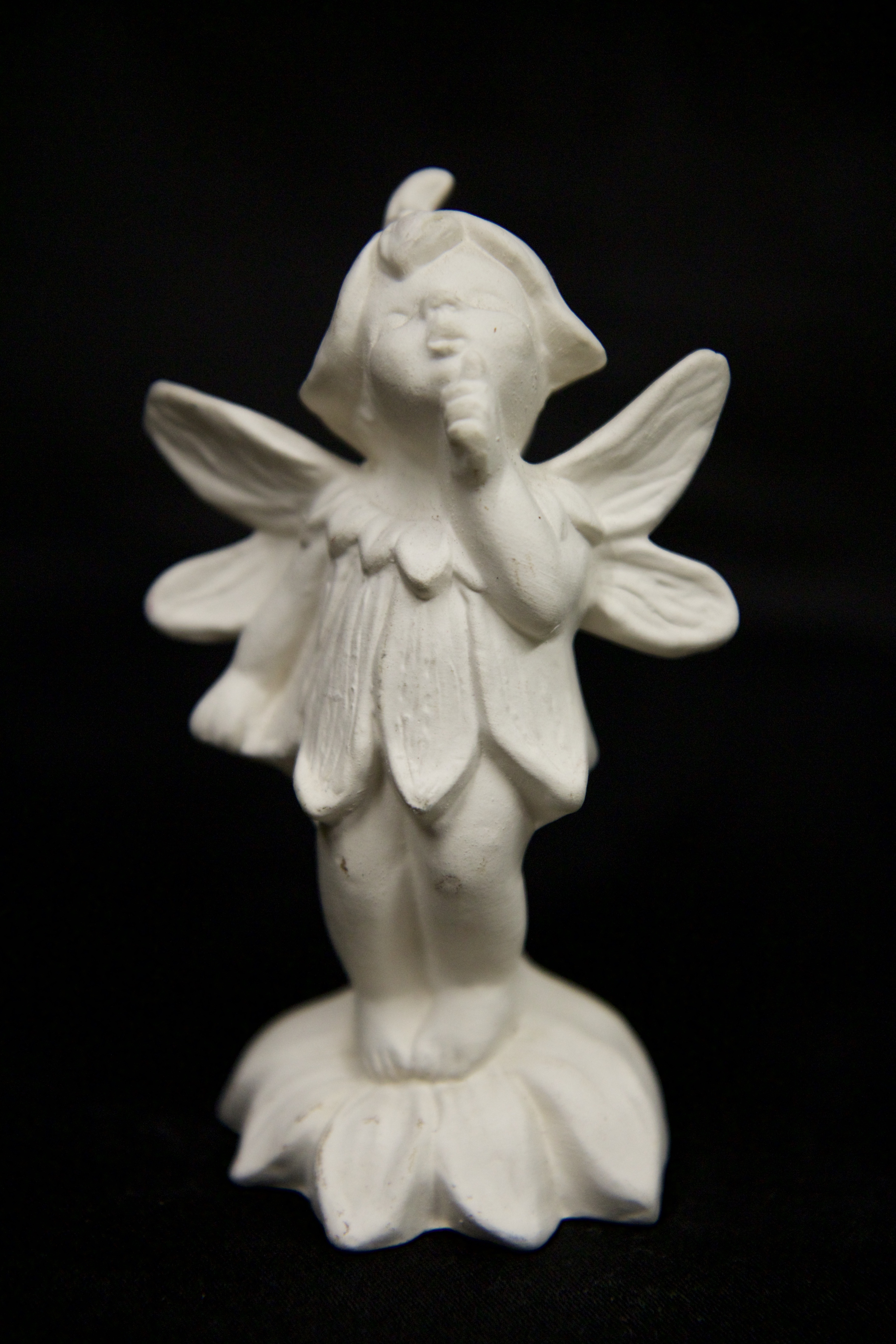 Ceramic flower fairy figurine free image download