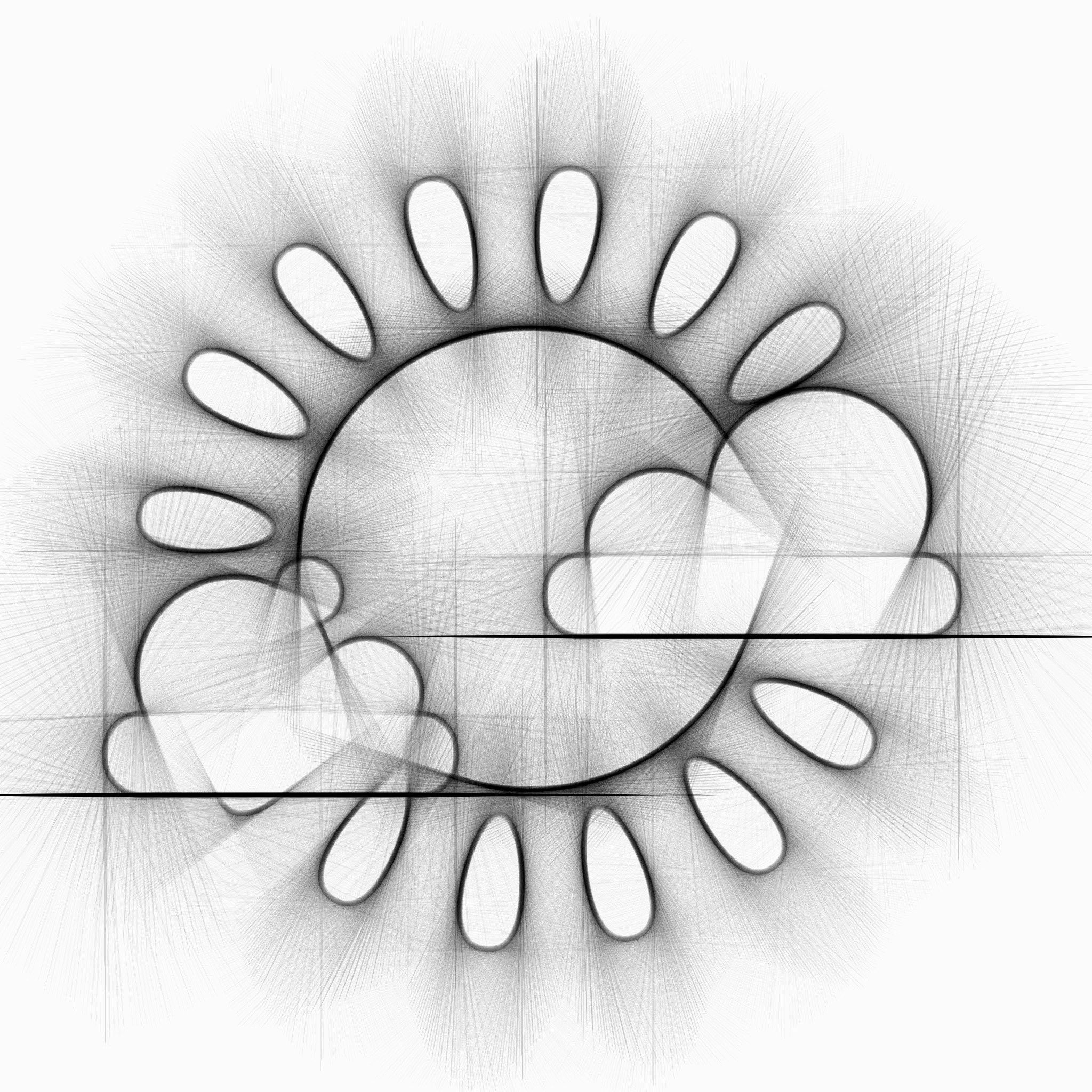 Sun drawing pencil abstract free image download
