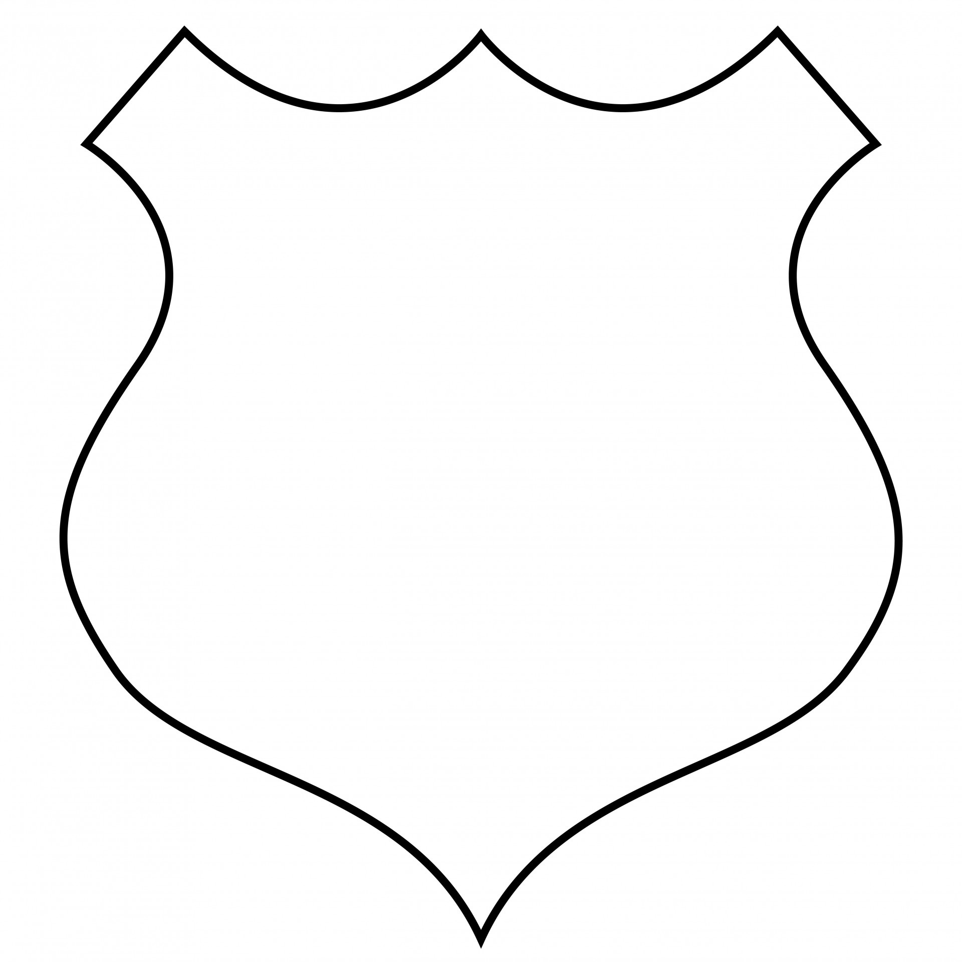 Badge shield symbol sign emblem free image download