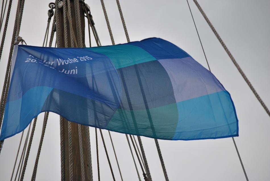 Kiel Week Flag on mast free image download
