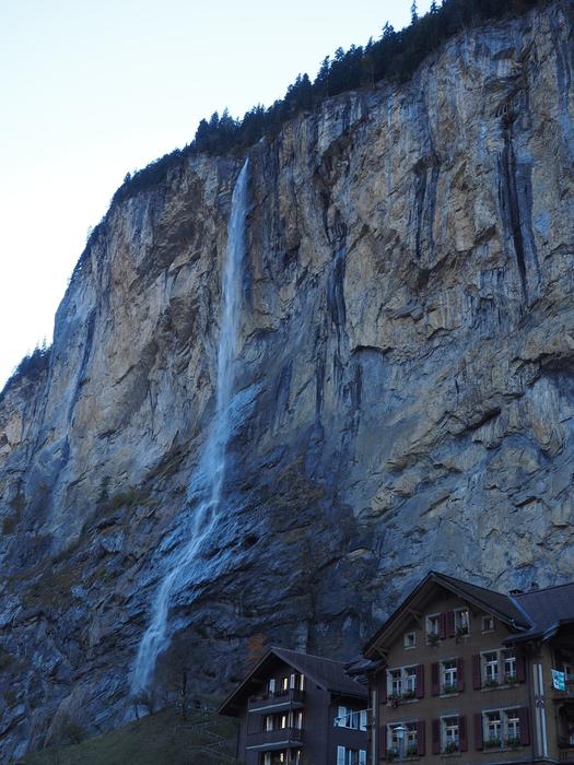 Staubbachfall Waterfall steep wall free image download