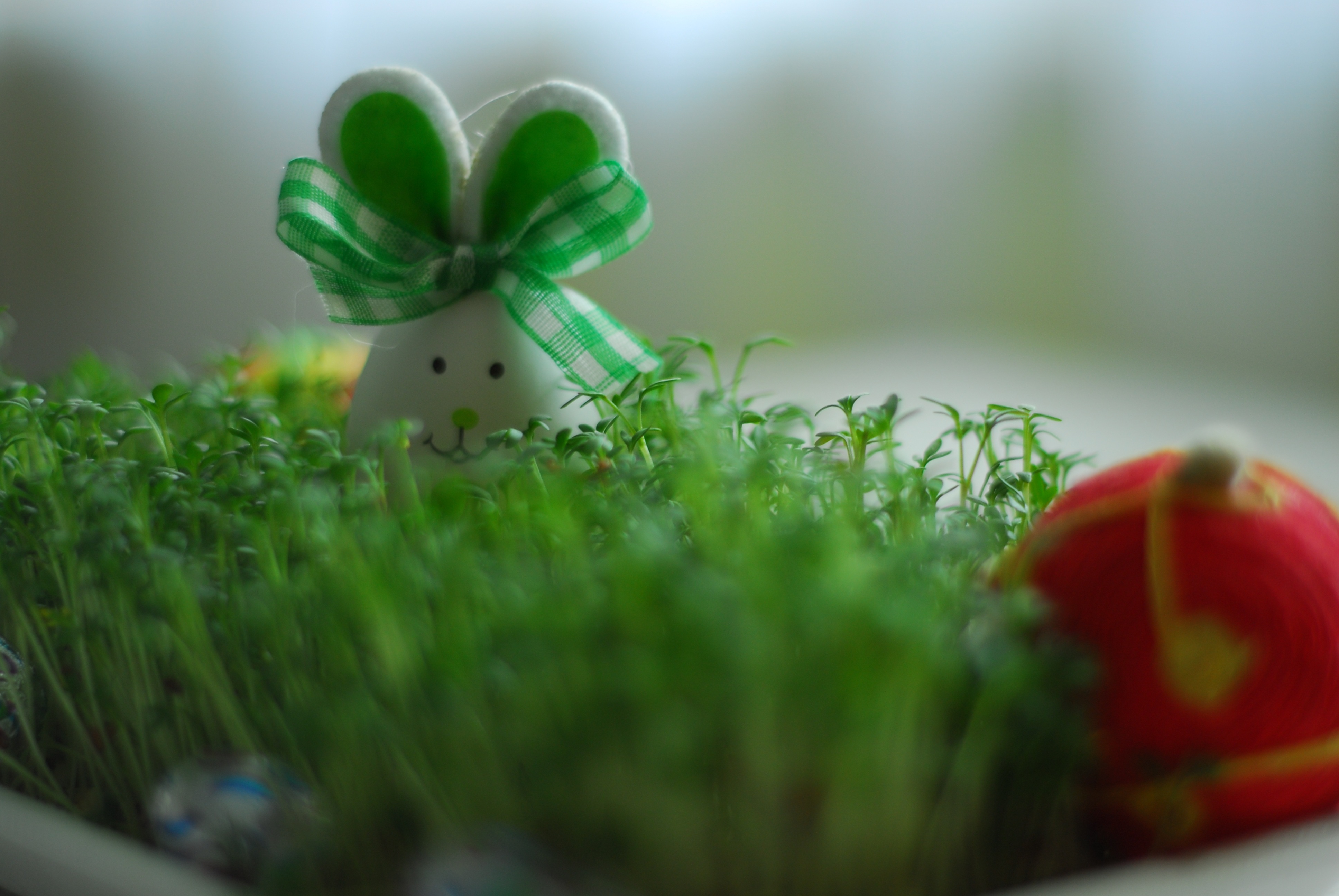 Easter Hare Green free image download