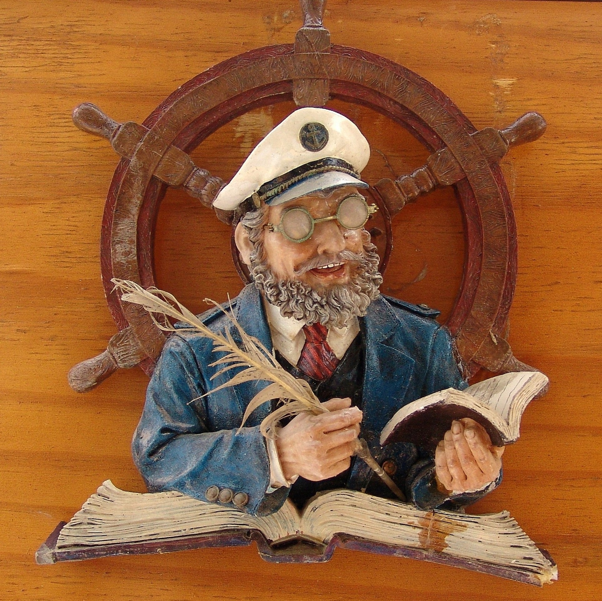Wall decoration of ship captain free image download
