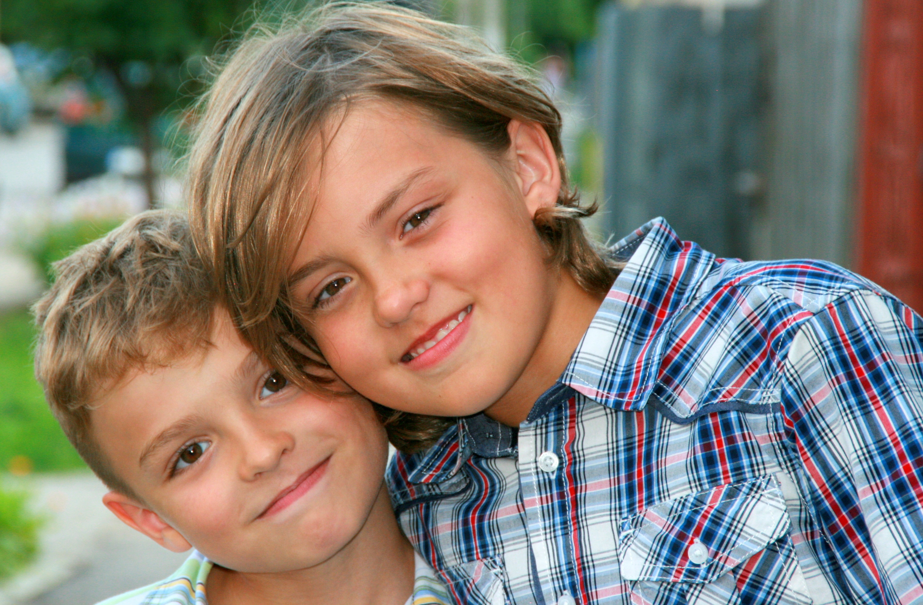 Brothers Portrait Blond free image download