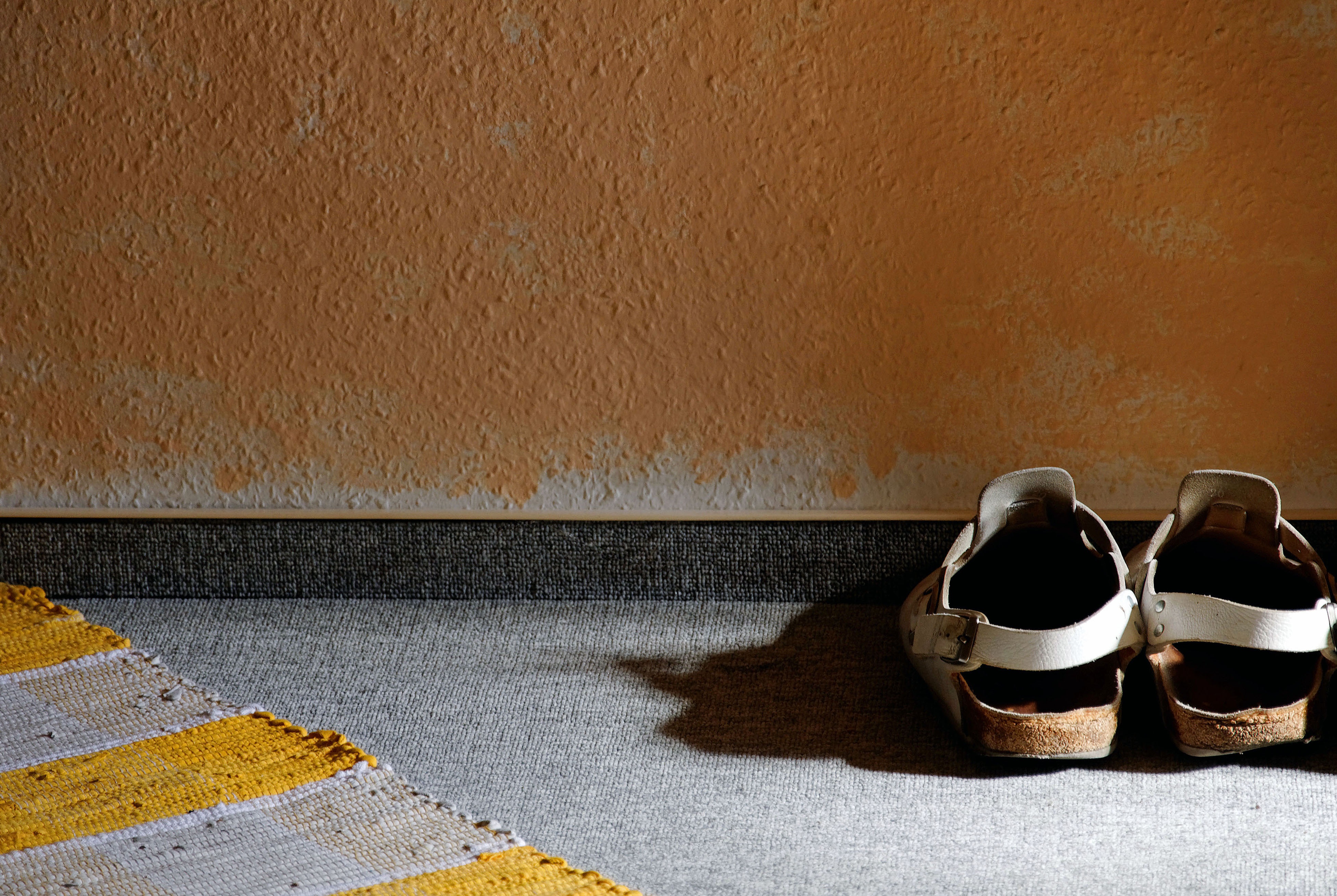 Light Shadow Shoes on floor free image download