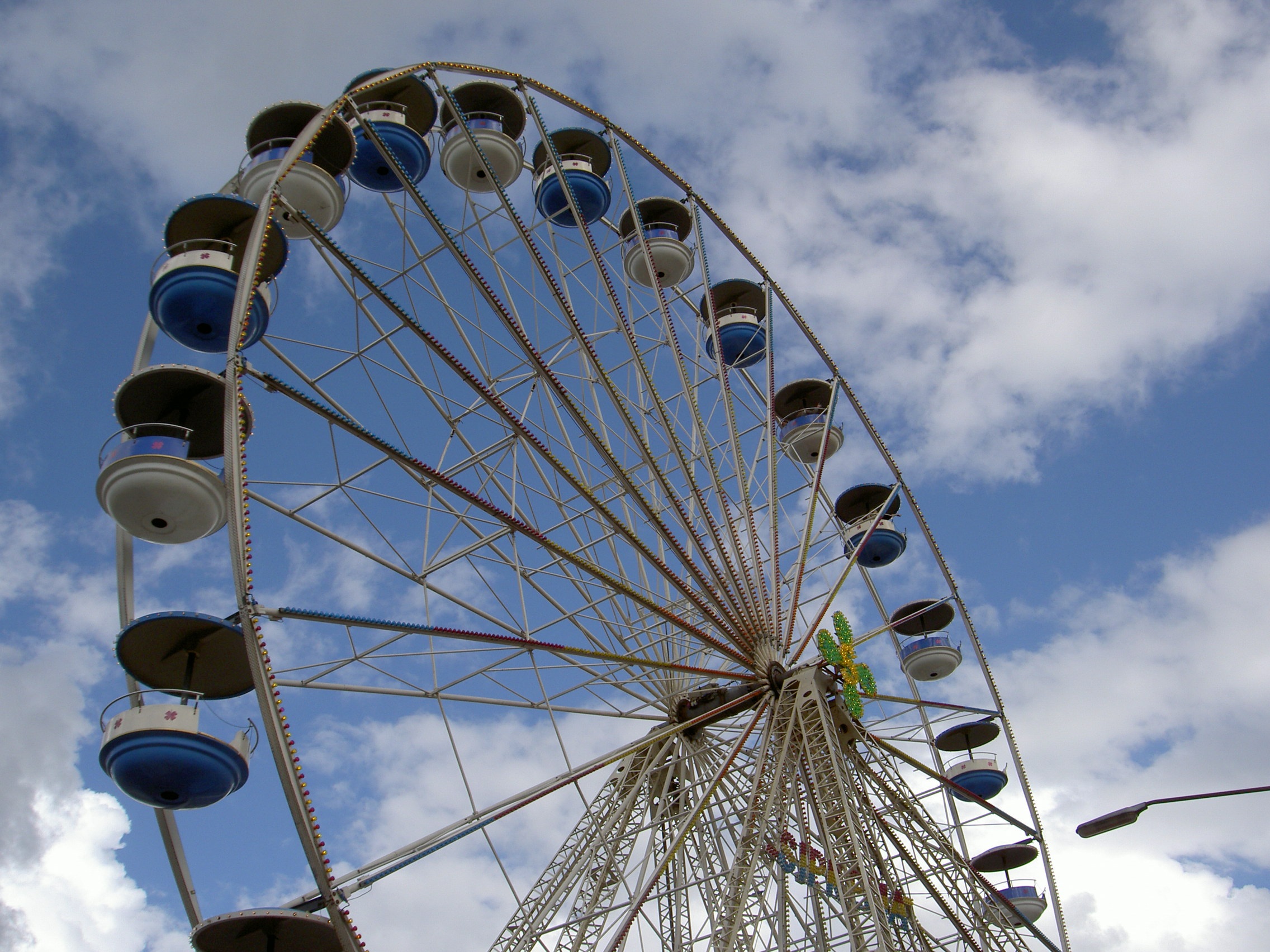 Ferris Wheel Fair Sky Year free image download
