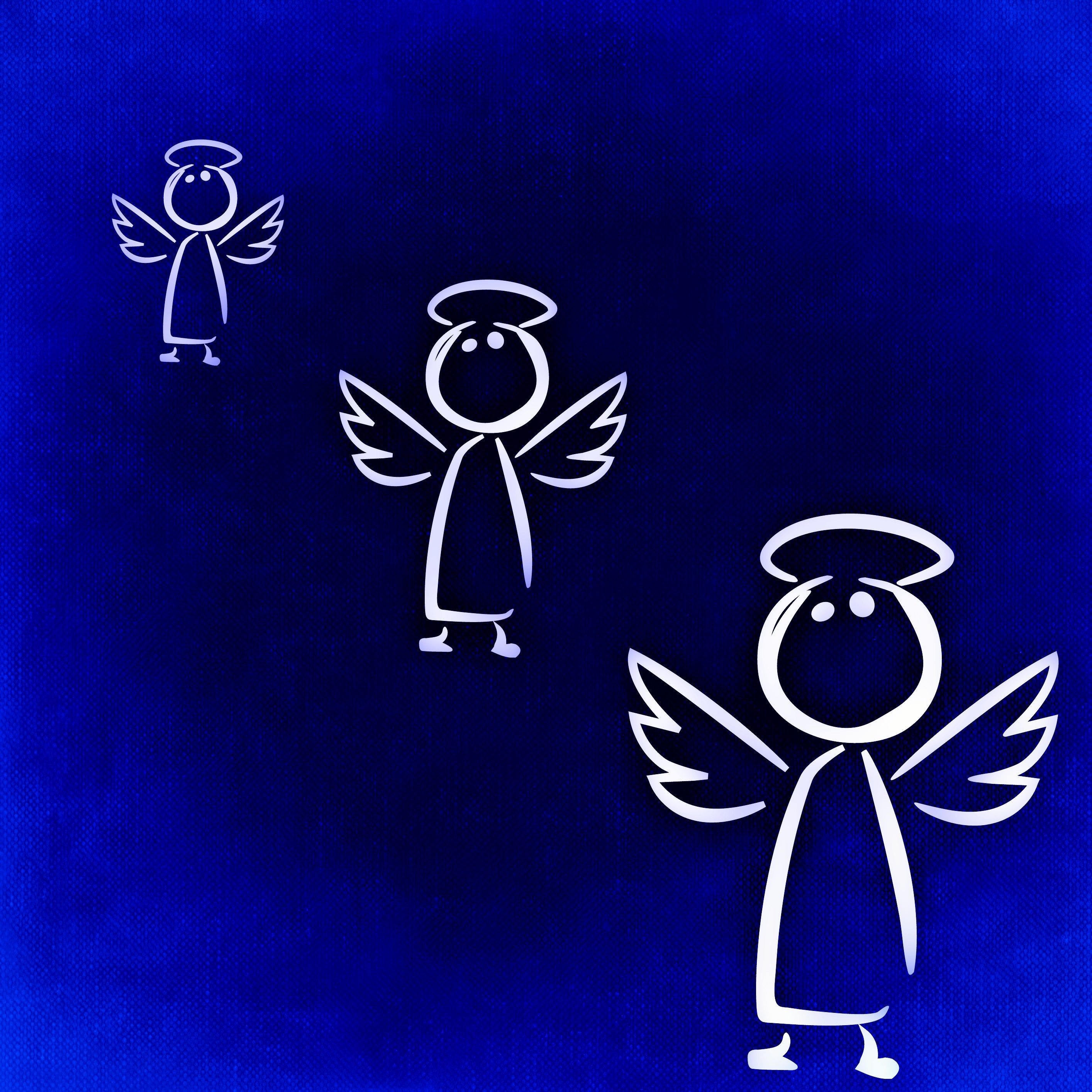 Angel guardian figure illustration free image download