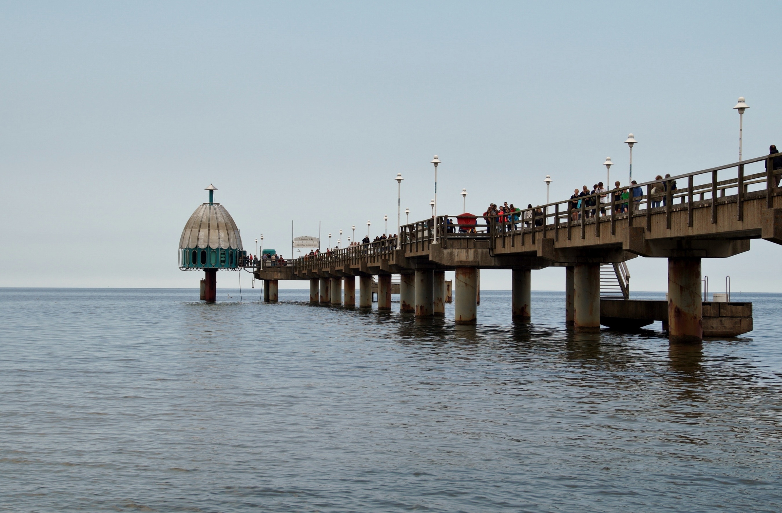 Pier Bridge Sea free image download