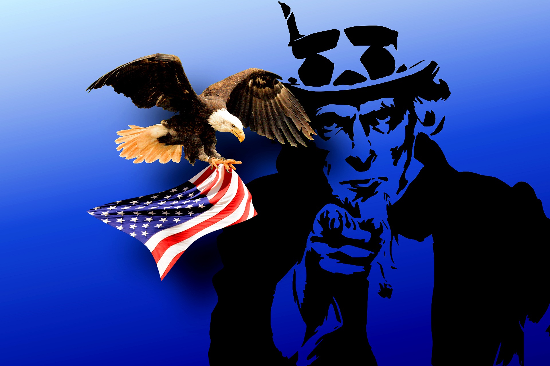Uncle sam hat star united states free image download