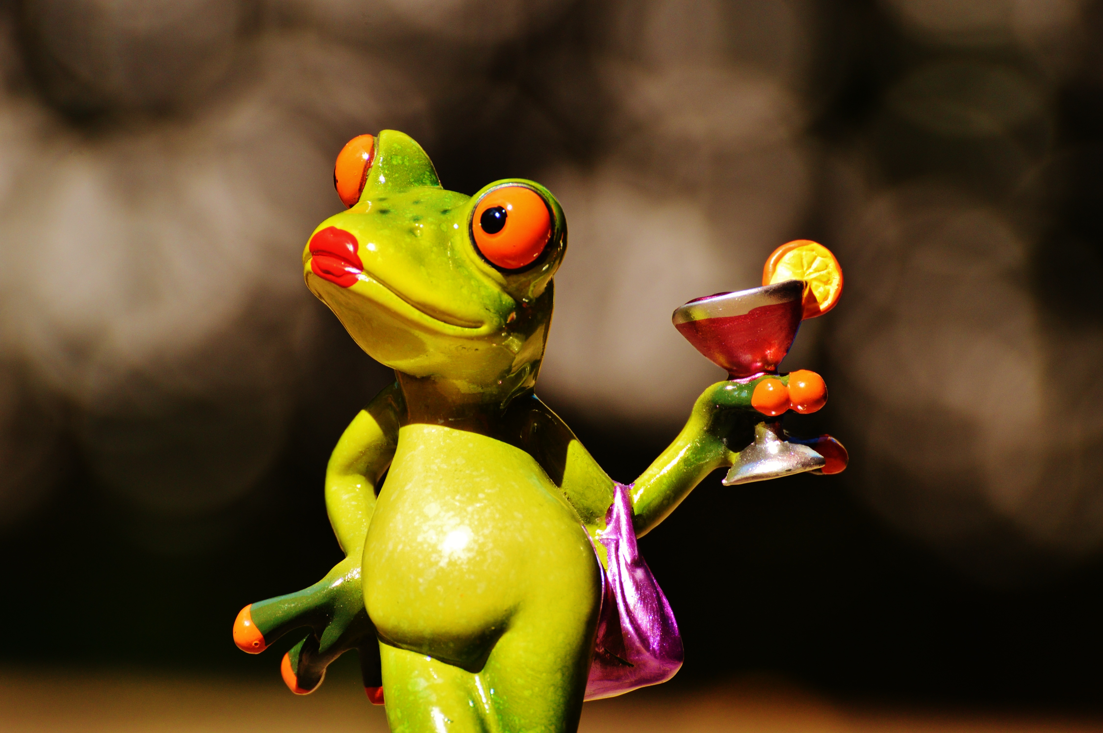 Frog Chick Lady free image download