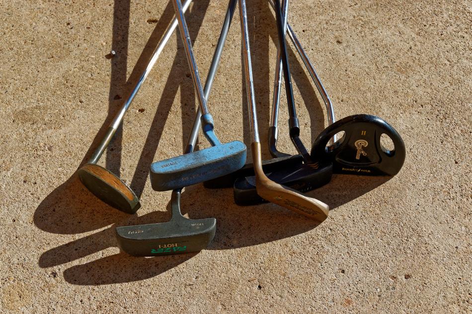 Golf Putters Old Clubs Rusty free image download