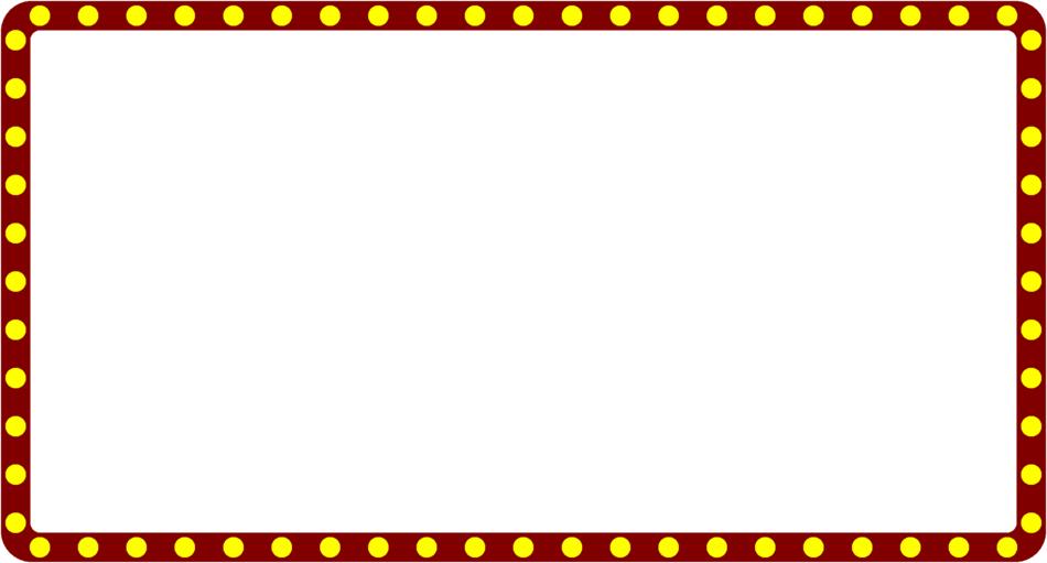 Marquee theater border frame free image download