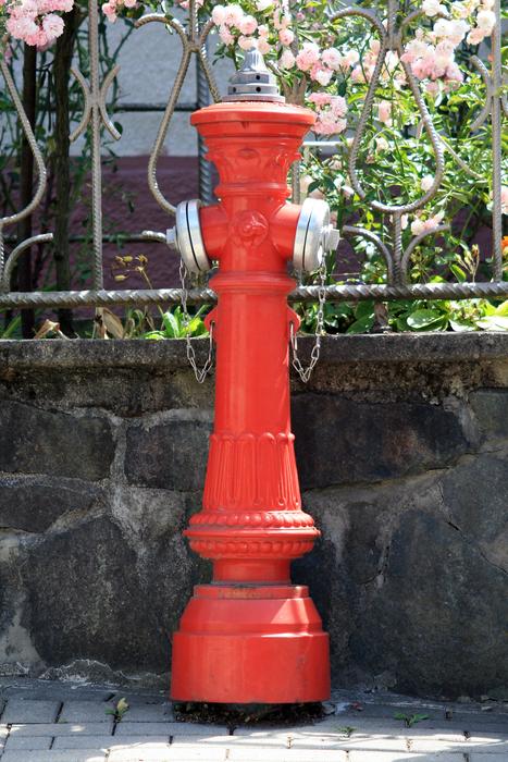 Red Hydrant Firefighter free image download
