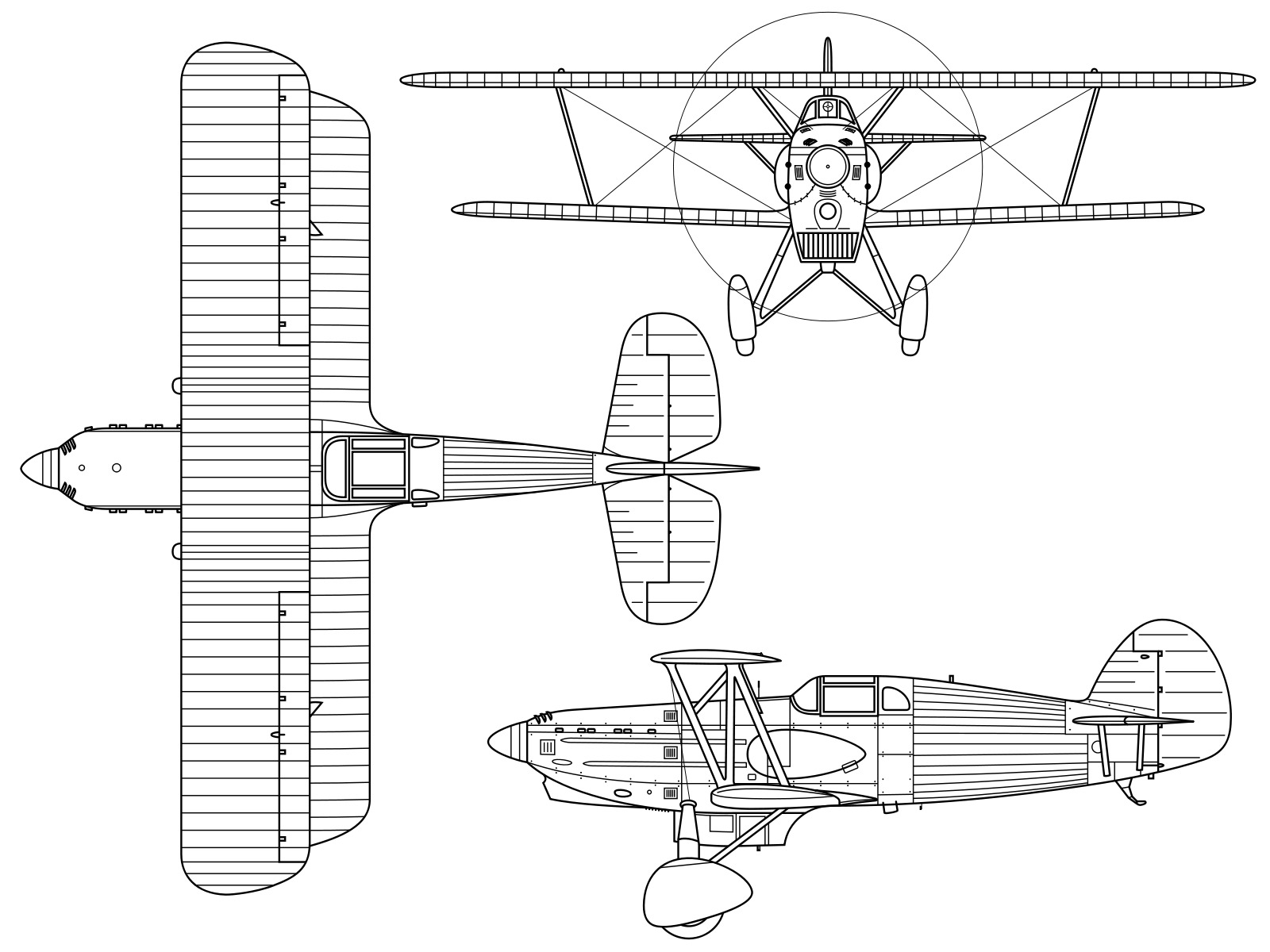 Czechoslovak fighter biplane avia free image download