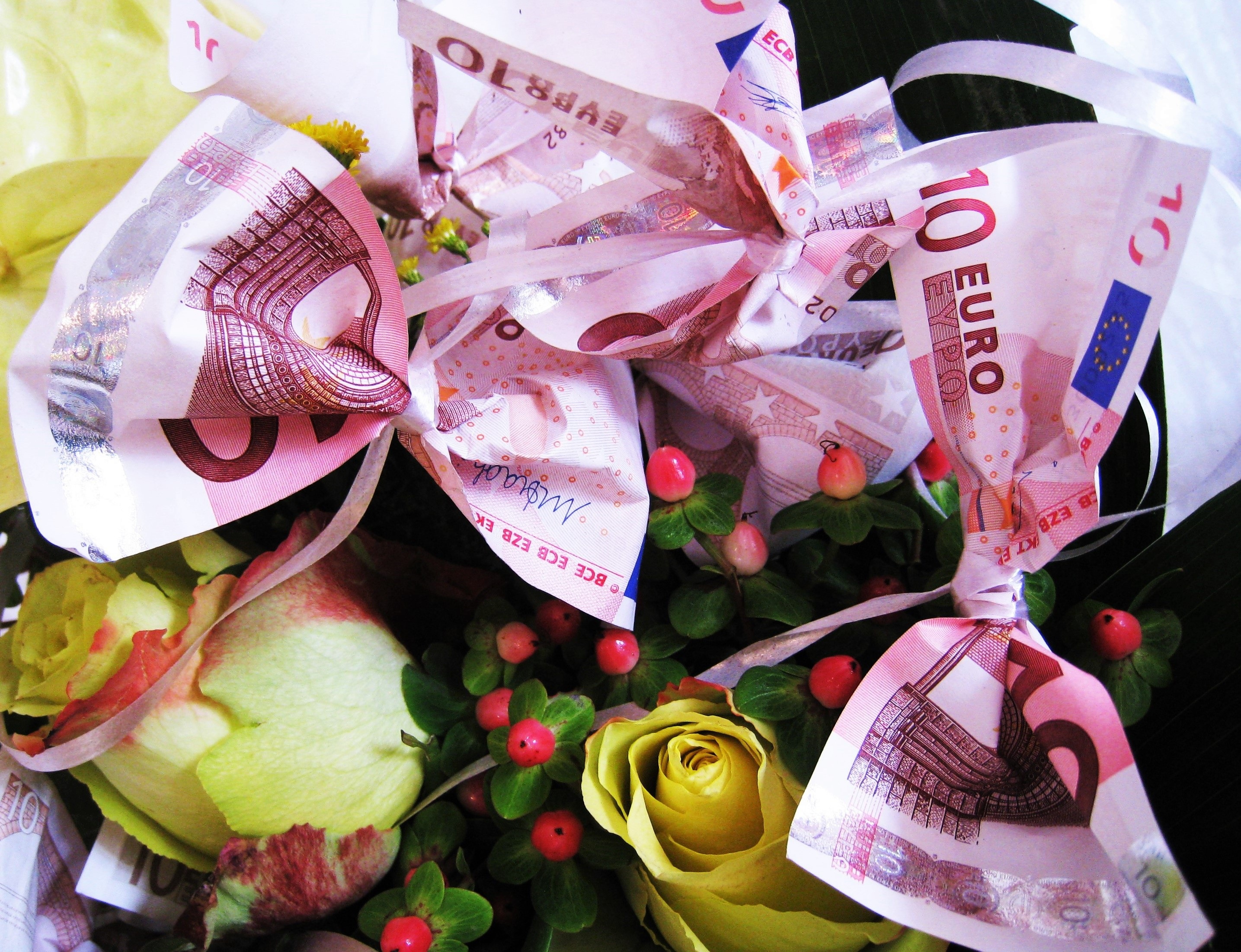 Flowers Old 10 - Euro Tickets Bank free image download