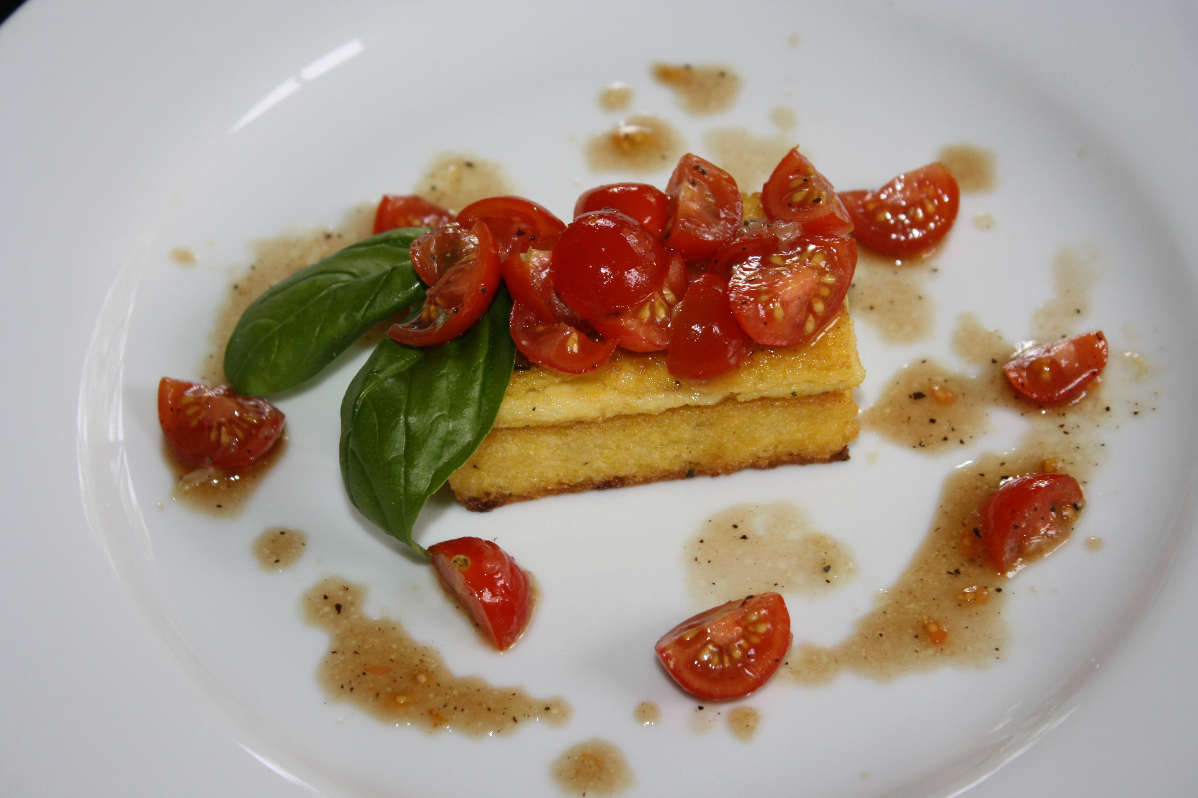 Polenta Caprese Salad free image download
