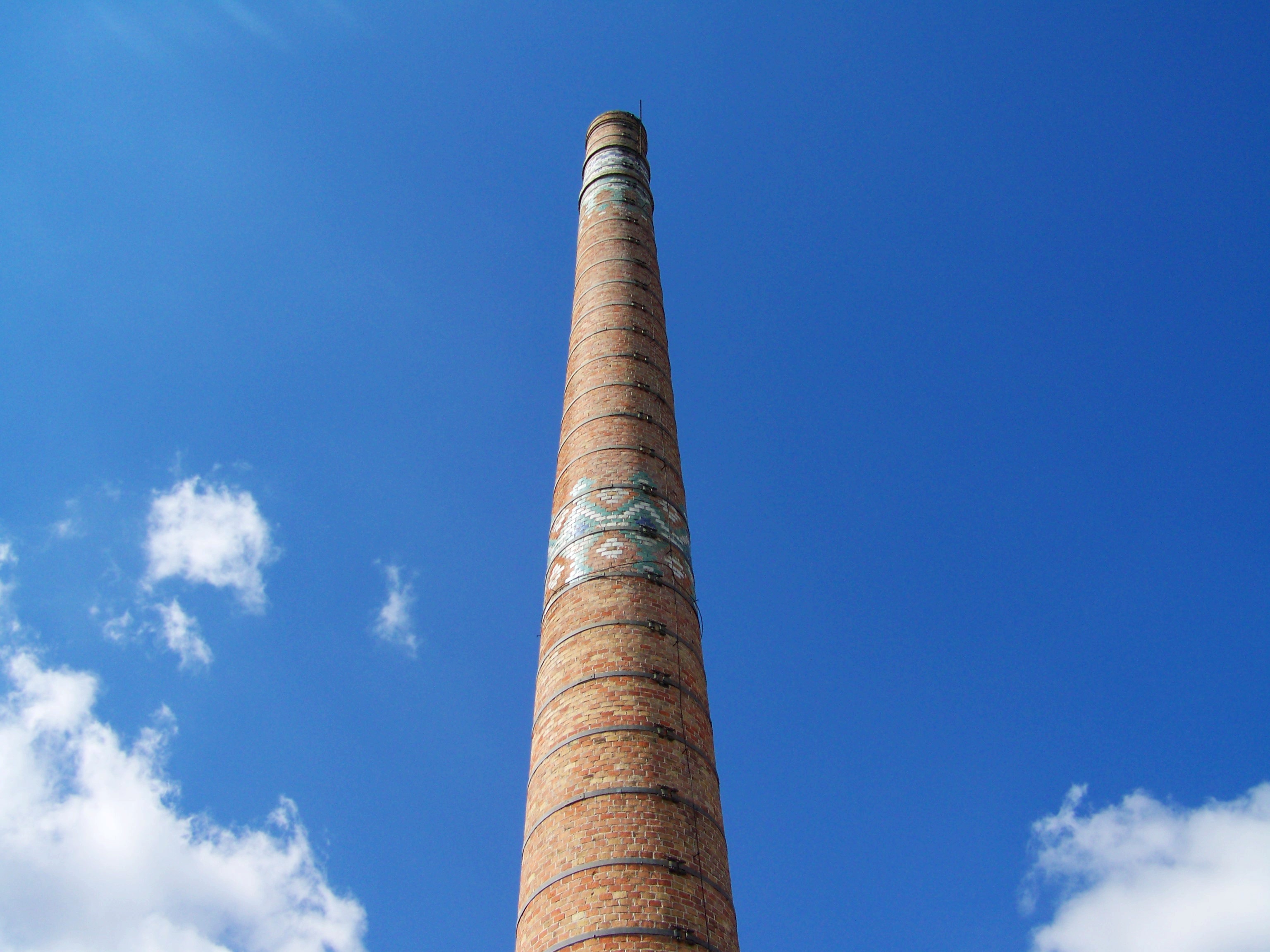 Chimney Blue Sky Zsolnay Factory free image download