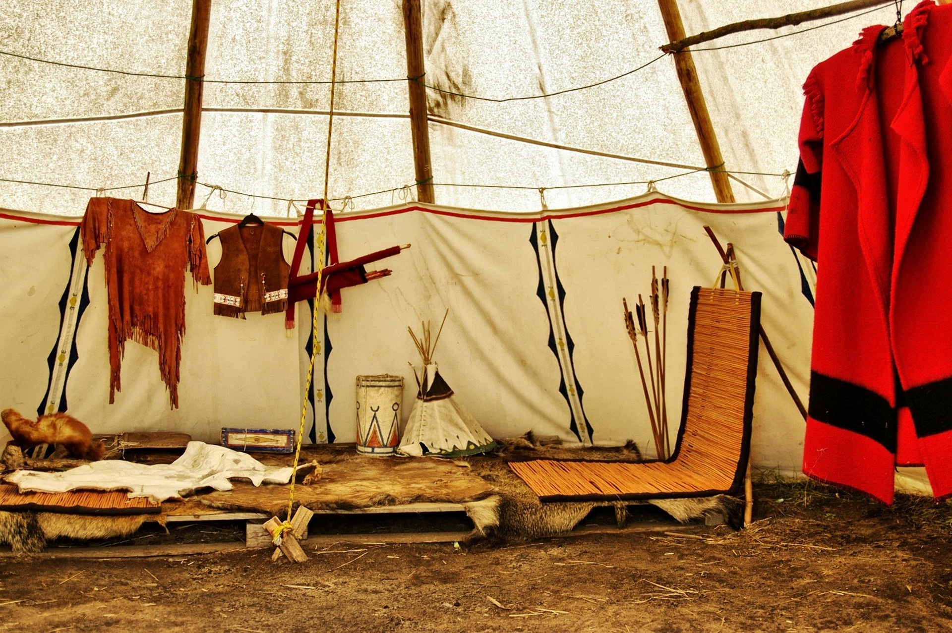 Indian Tent Leather free image download