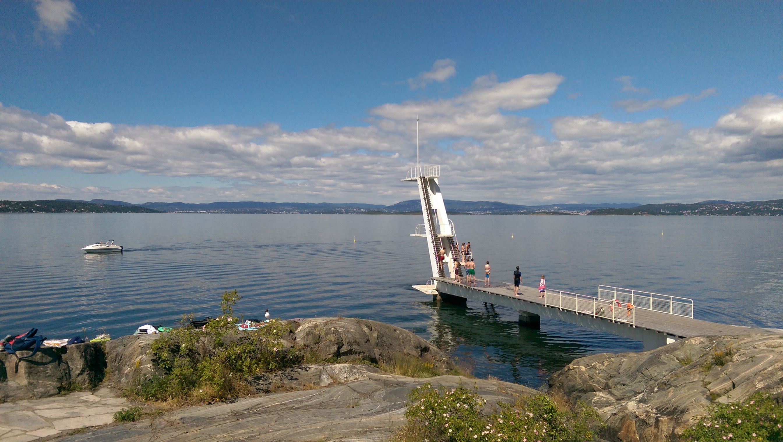 The Oslo Fjord Diving Board in norway free image download