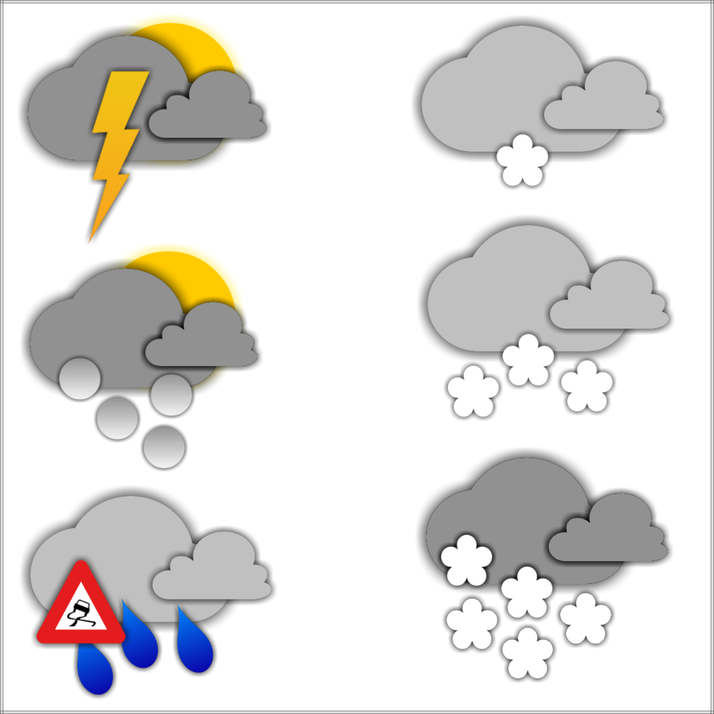 Pictogram weather snow free image download