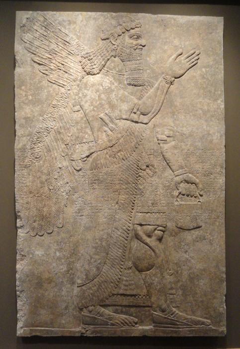 Assyrian Relief Ashurnasirpal stone free image download