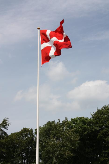 Danish Flag Dannebrog free image download